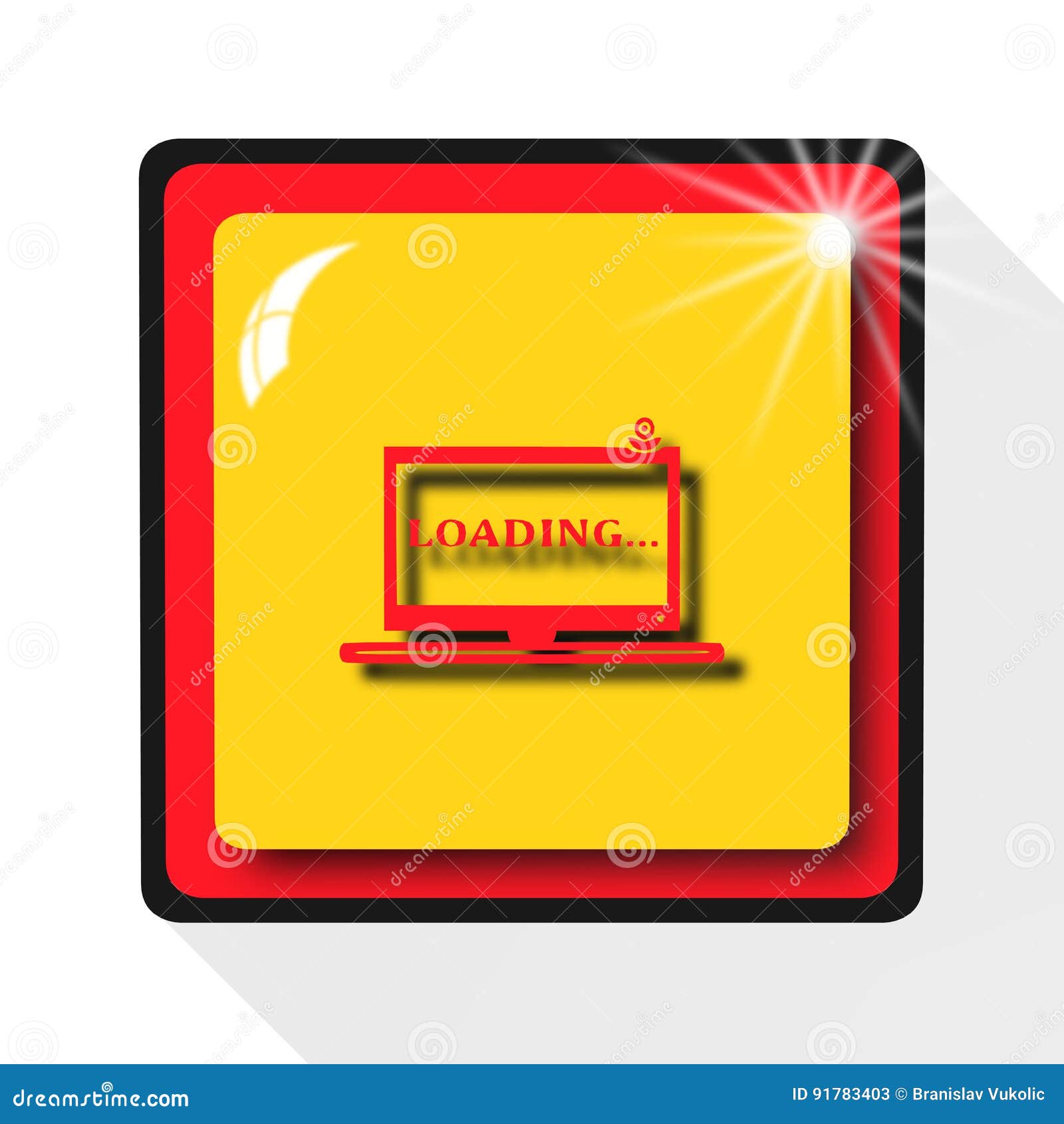 Computer Icon,sing,illustration Stock Illustration - Illustration of ...