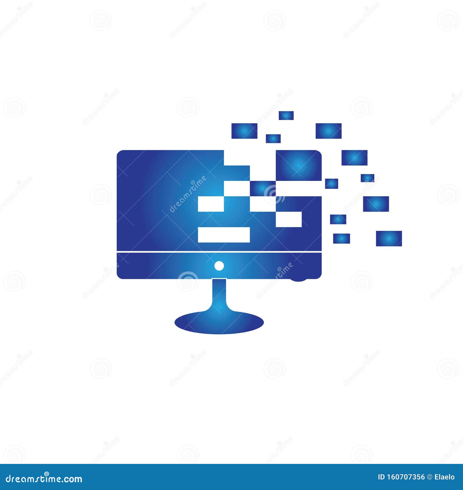 Computer Icon Vector Illustration Design Logo Stock Vector ...