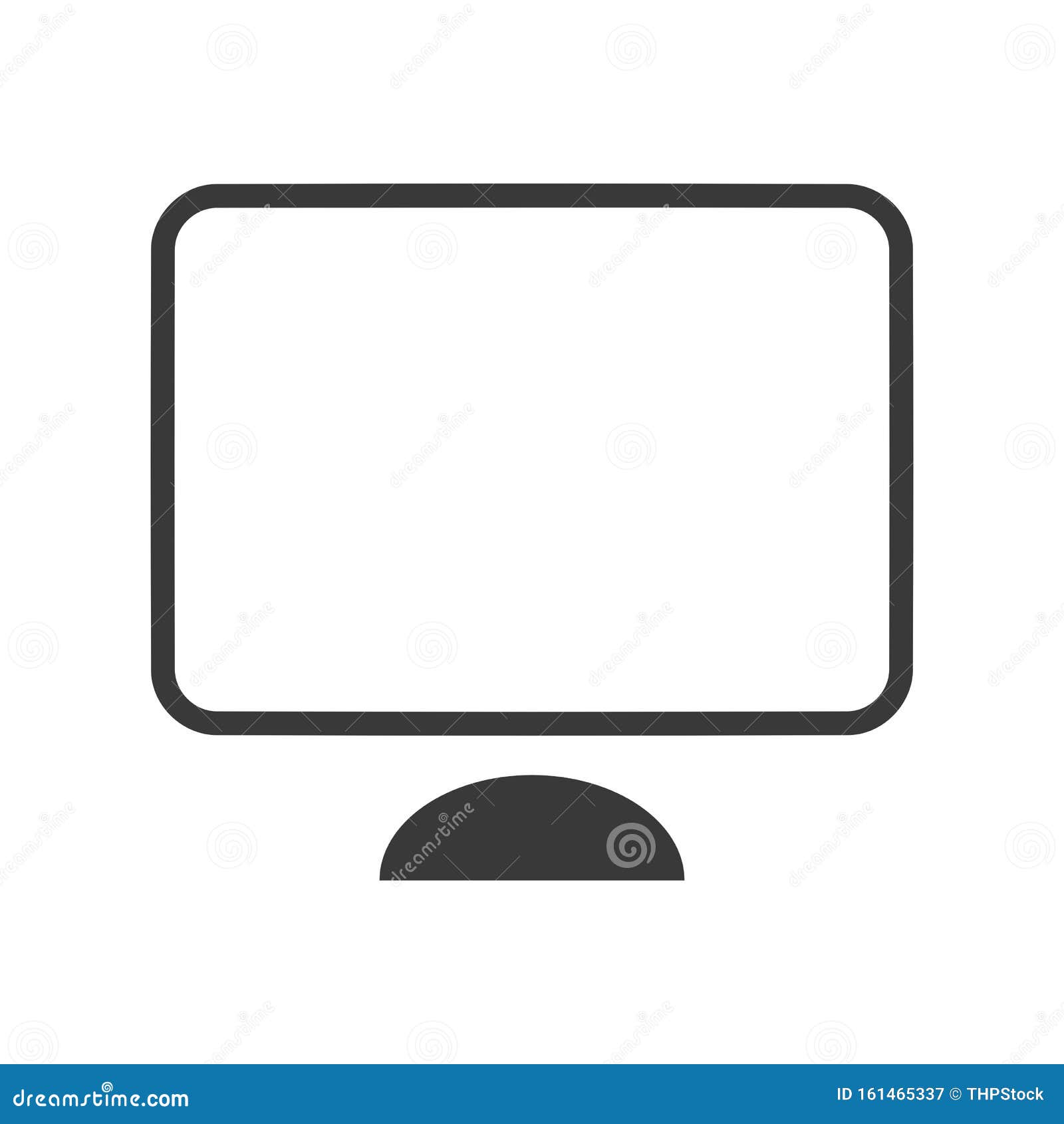 Computer Icon Vector stock vector. Illustration of isolated - 161465337