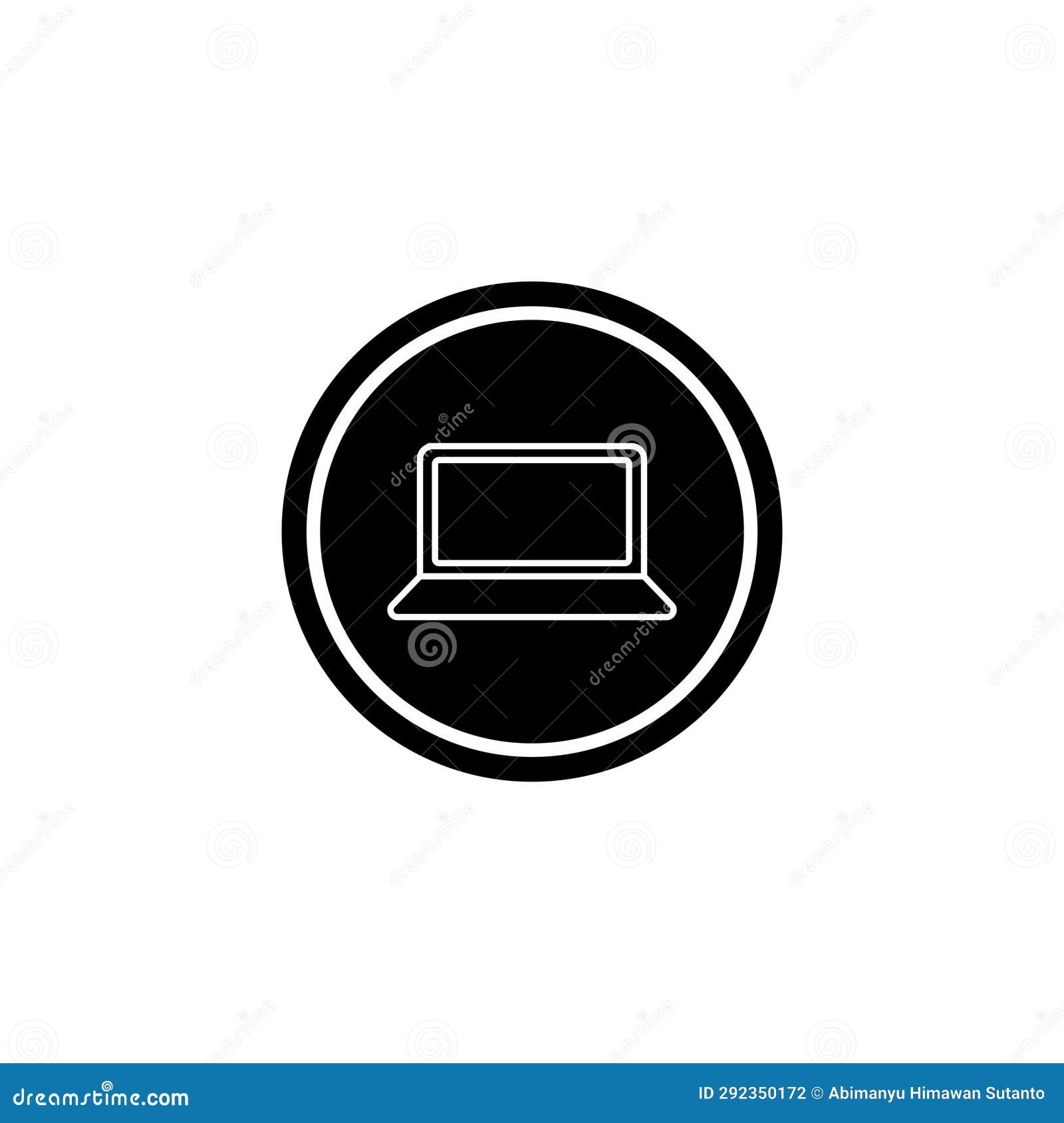 Computer icon vector stock illustration. Illustration of design - 292350172