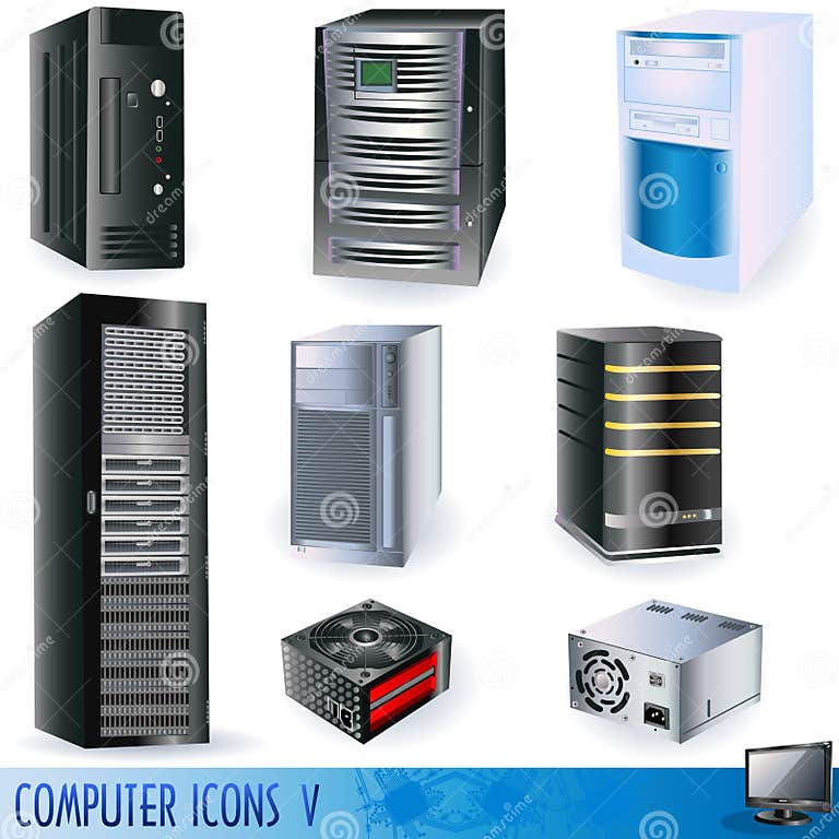 Computer icons 5 stock vector. Illustration of code, safe - 14020096