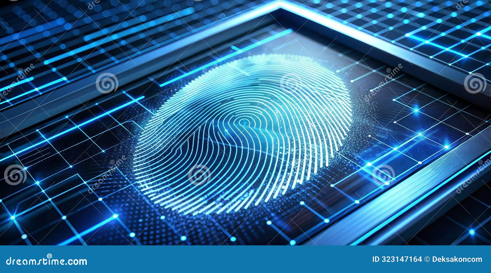 A Computer Identifies and Measures the Fingerprint on the Digital ...
