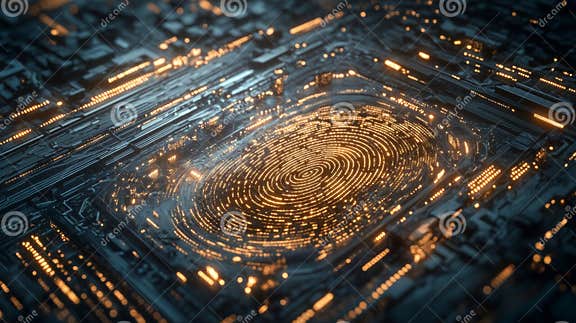 It is a Computer that Identifies and Measures the Fingerprints on ...
