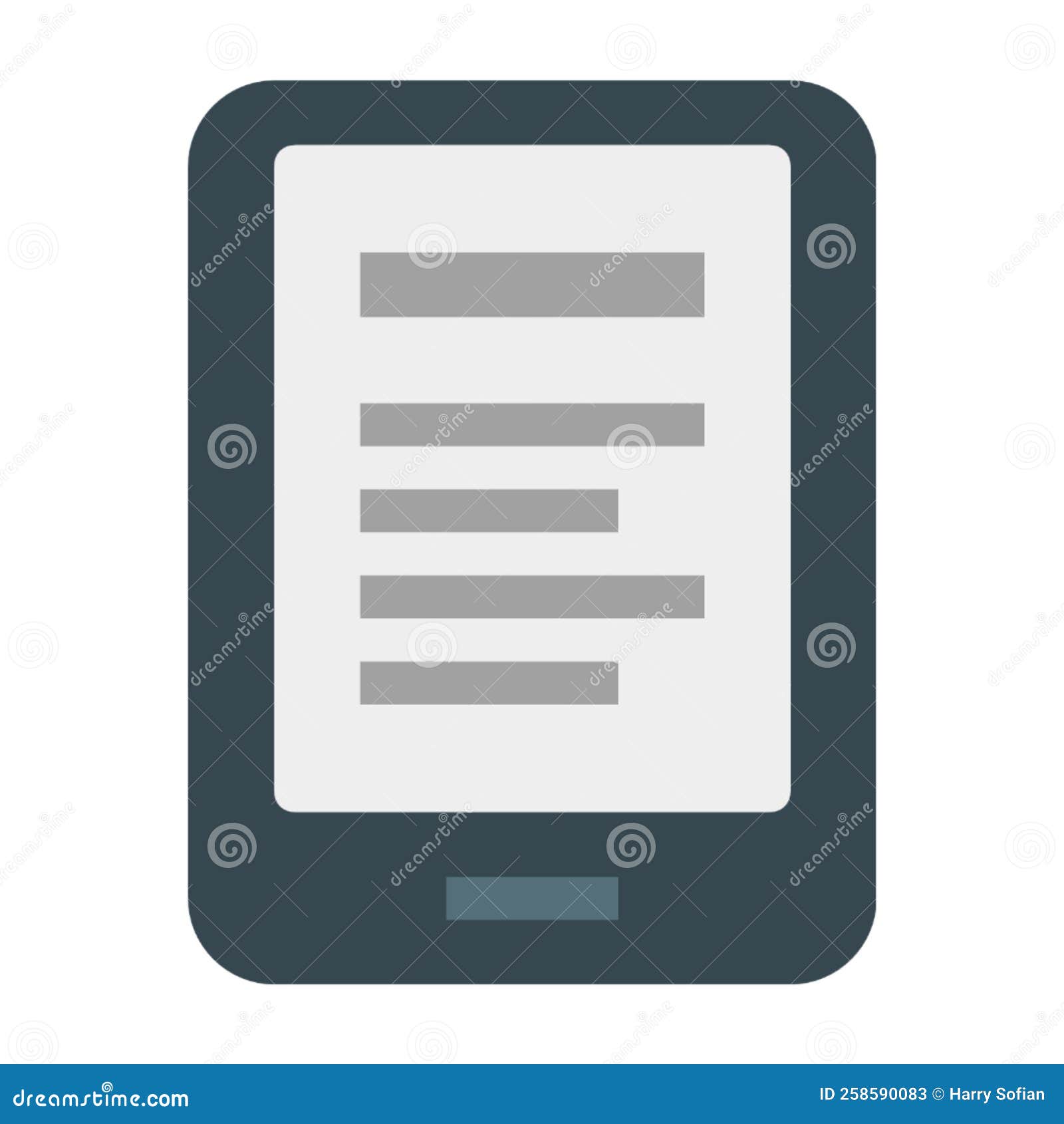 Amazon kindle illustration stock illustration. Illustration of holding ...