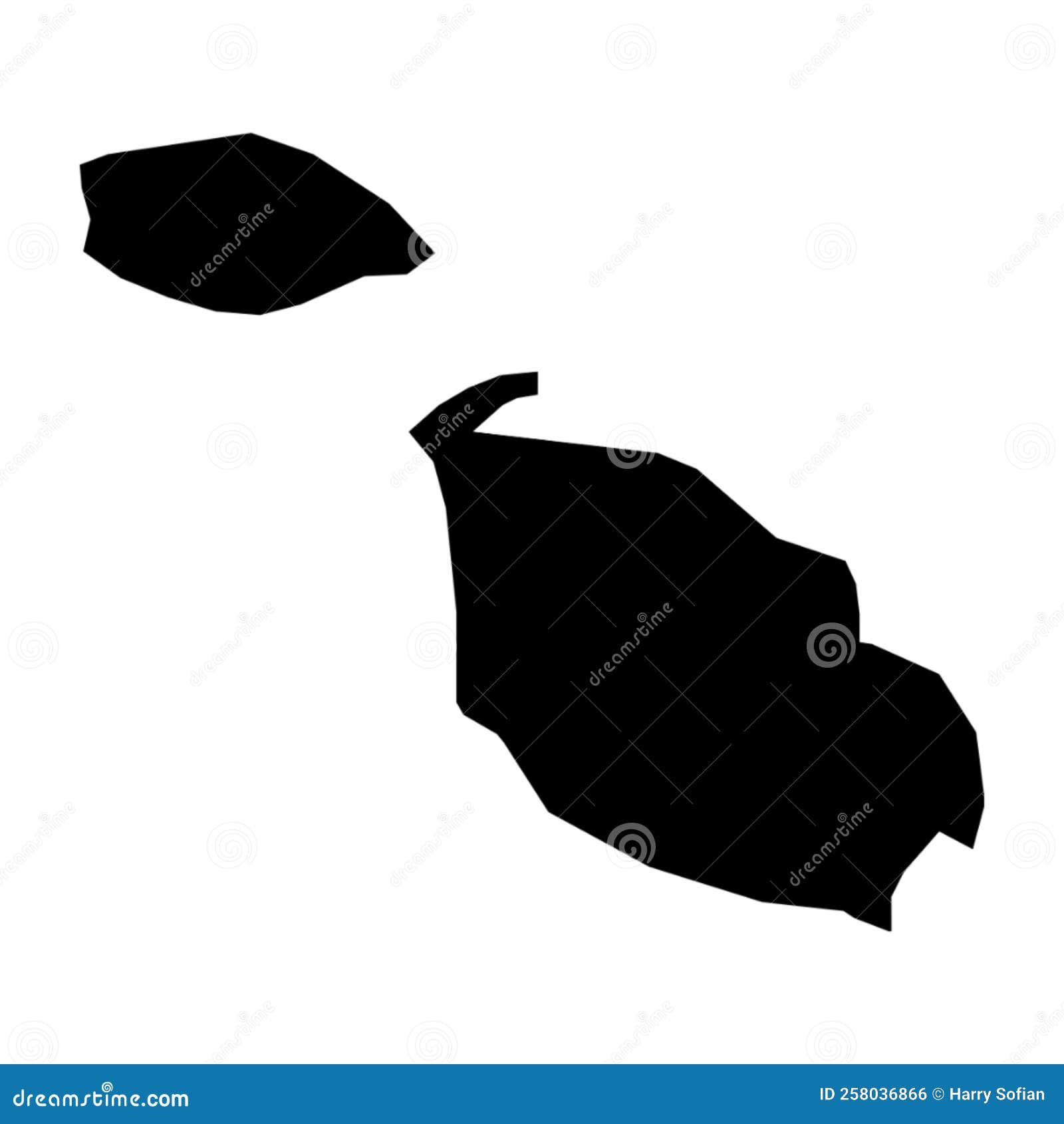Malta blind map stock illustration. Illustration of symbol - 258036866