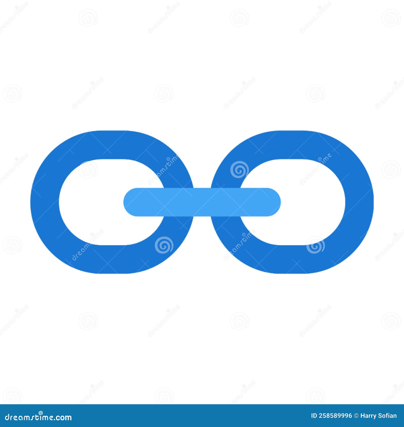 Chain Link Icon Illustration Stock Illustration - Illustration of ...