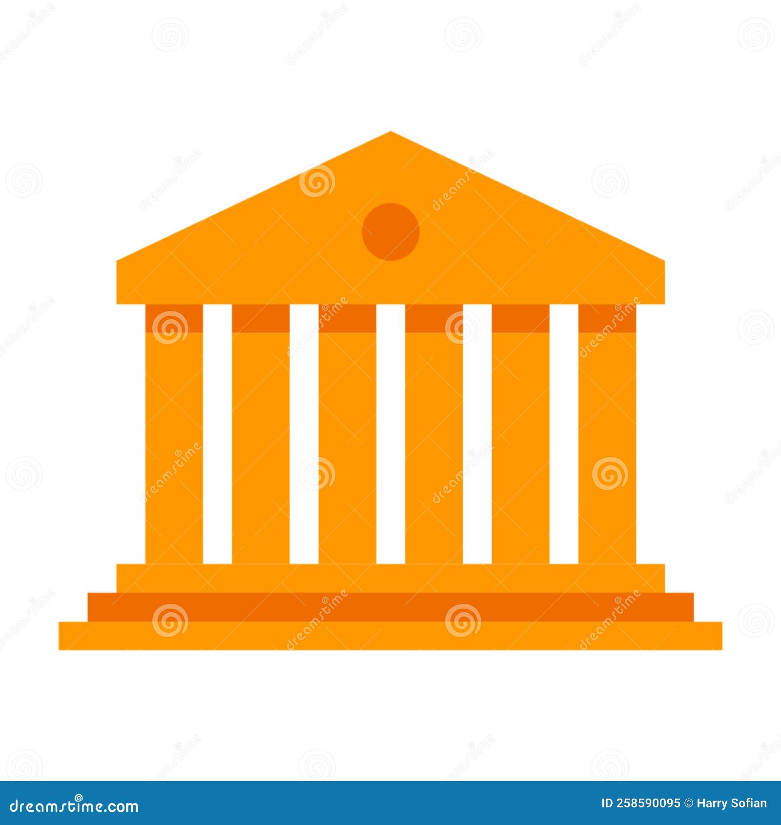 Library icon illustration stock illustration. Illustration of icon ...