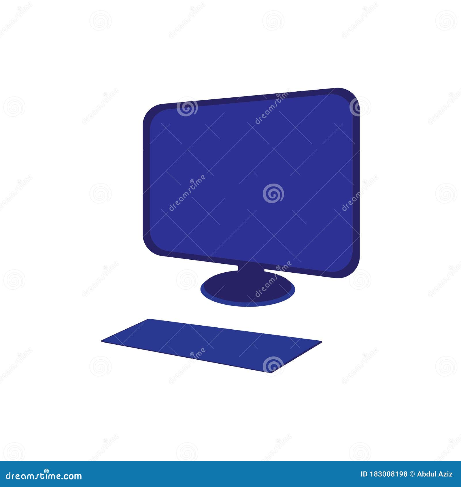 Computer Logo Vector Design Stock Vector - Illustration of service ...