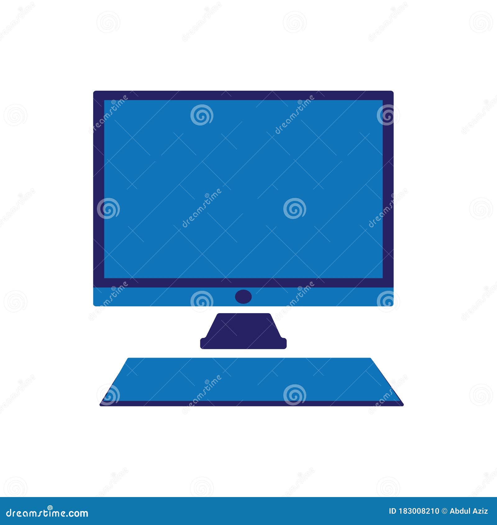 Computer Logo Vector Design Stock Vector - Illustration of tech, smart ...