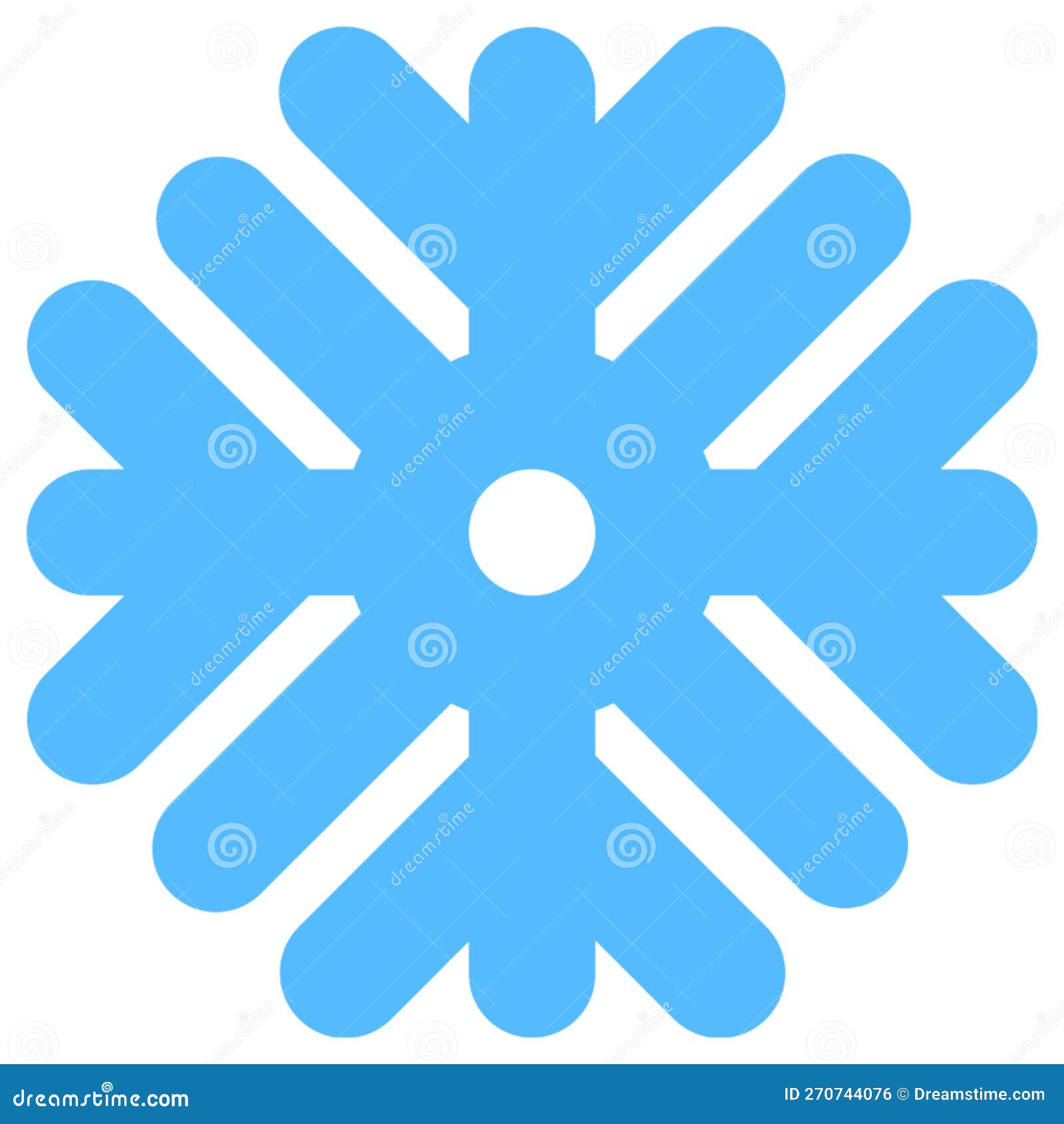 Temperature with Snowflake Cloud Illustration Stock Illustration ...