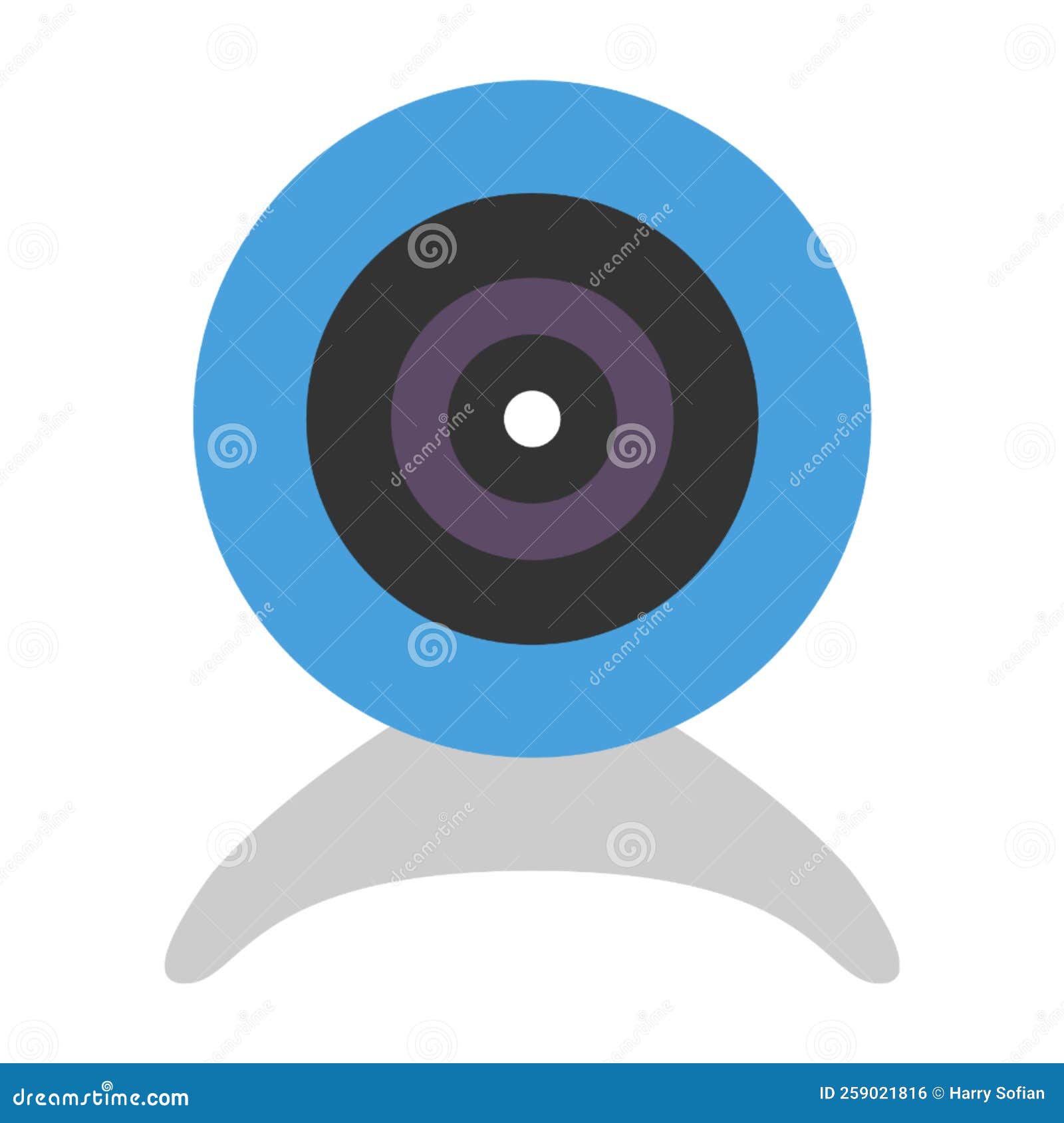 Teleconference, Webcam Group Conference With Coworkers By Computer ...