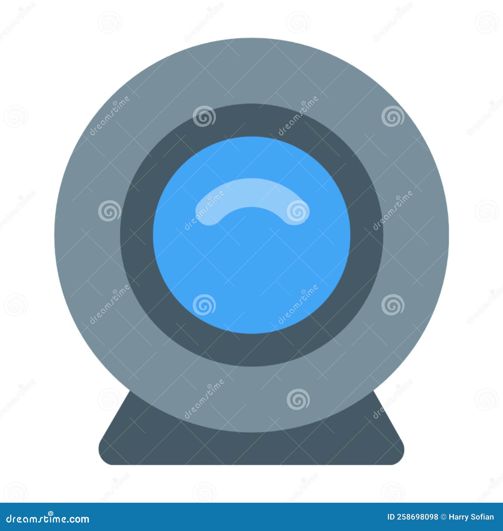 Teleconference, Webcam Group Conference With Coworkers By Computer ...