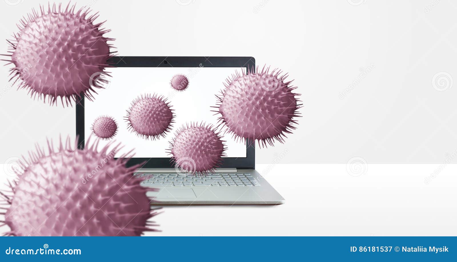 Computer is Infected with Viruses. Stock Image - Image of protect ... Computer is Infected with Viruses. Stock Image - Image of protect ...