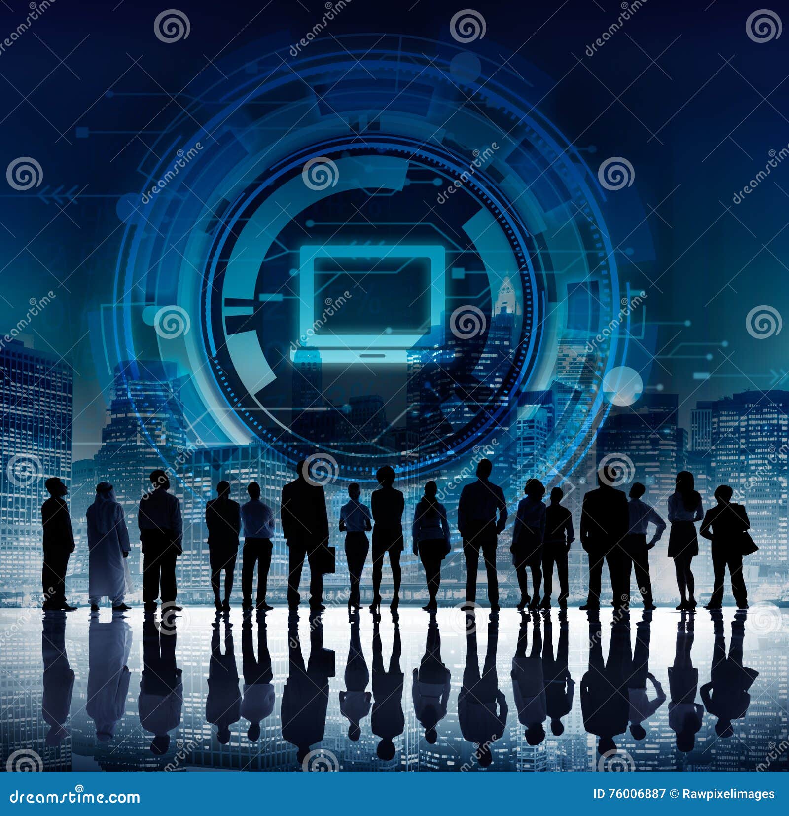 Computer Information Technology Connection Concept Stock Image - Image ...