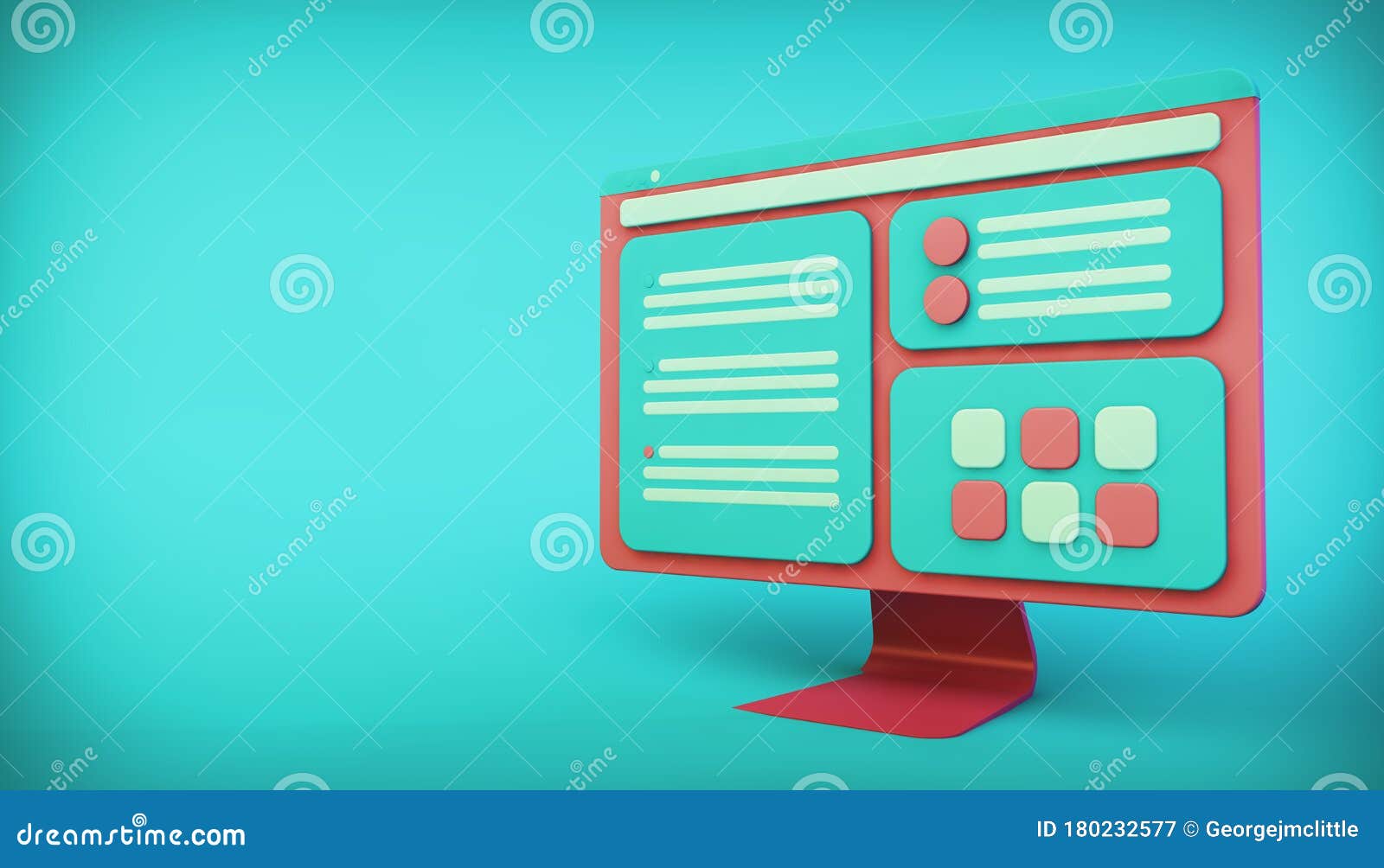 Computer Interface Illustration Stock Illustration - Illustration of ...