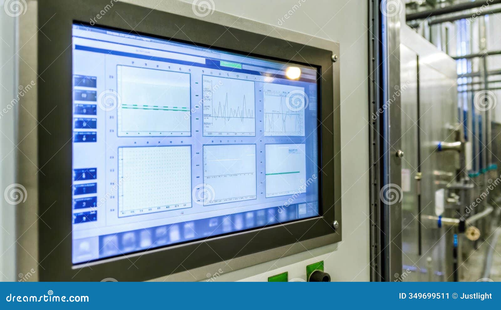 A Computer Interface Showing Live Data Feed from Multiple Highspeed ...