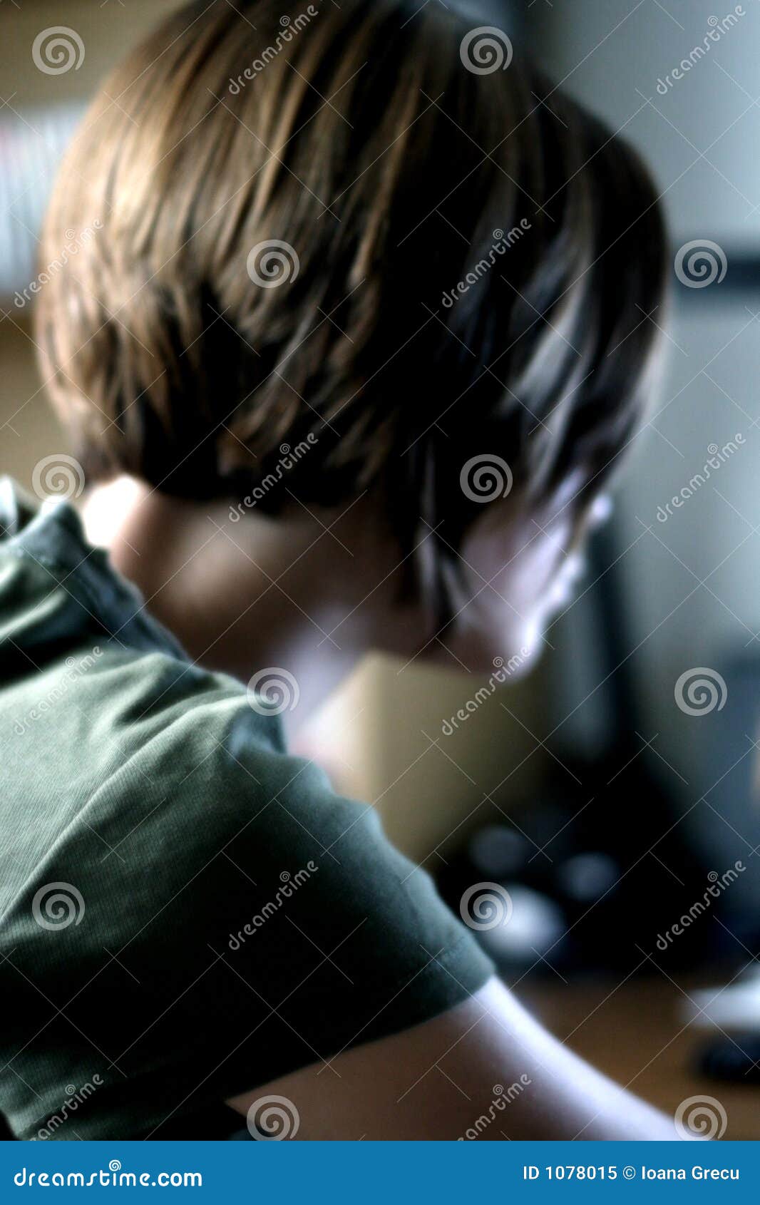 Computer, internet addict stock image. Image of smart - 1078015