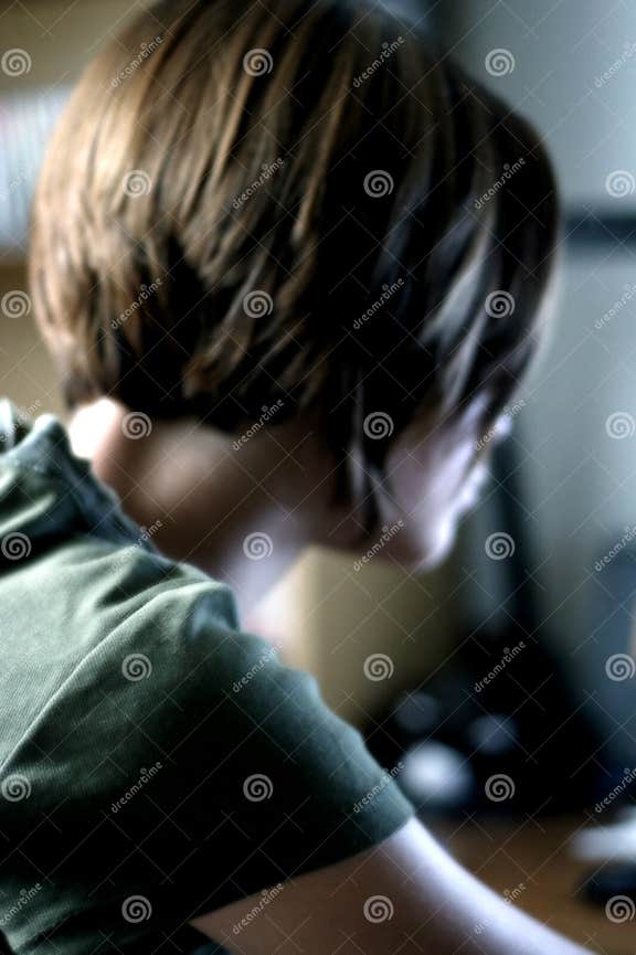 Computer, internet addict stock image. Image of smart - 1078015