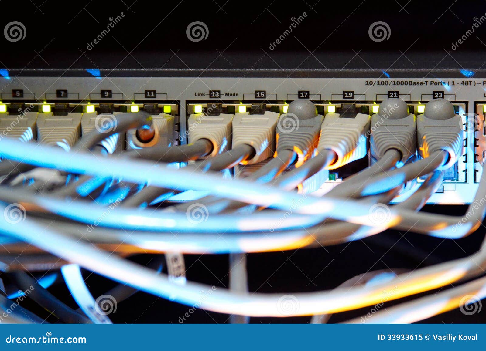 Computer internet cable stock image. Image of cables - 33933615