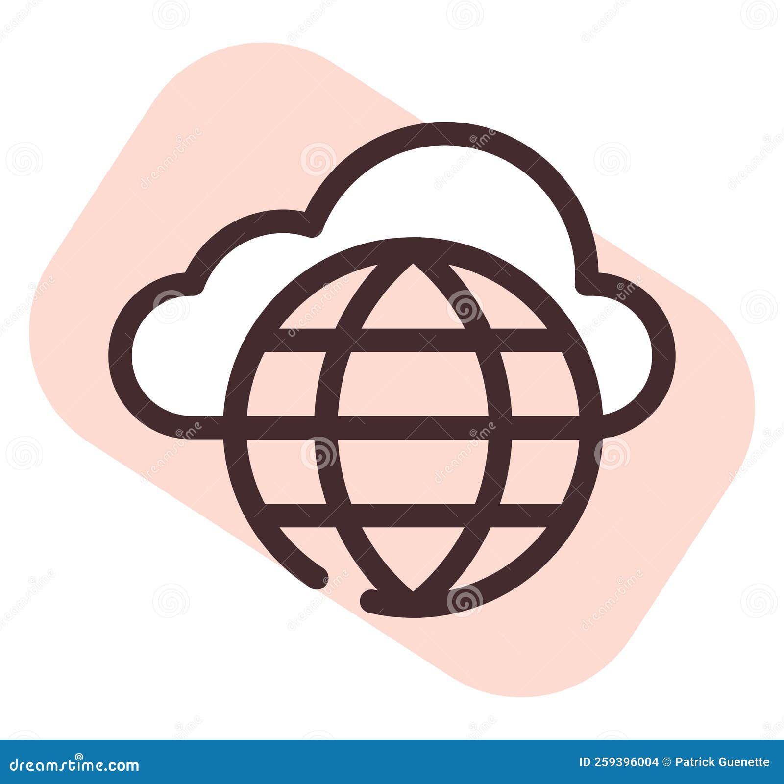 Computer internet, icon stock vector. Illustration of technology ...