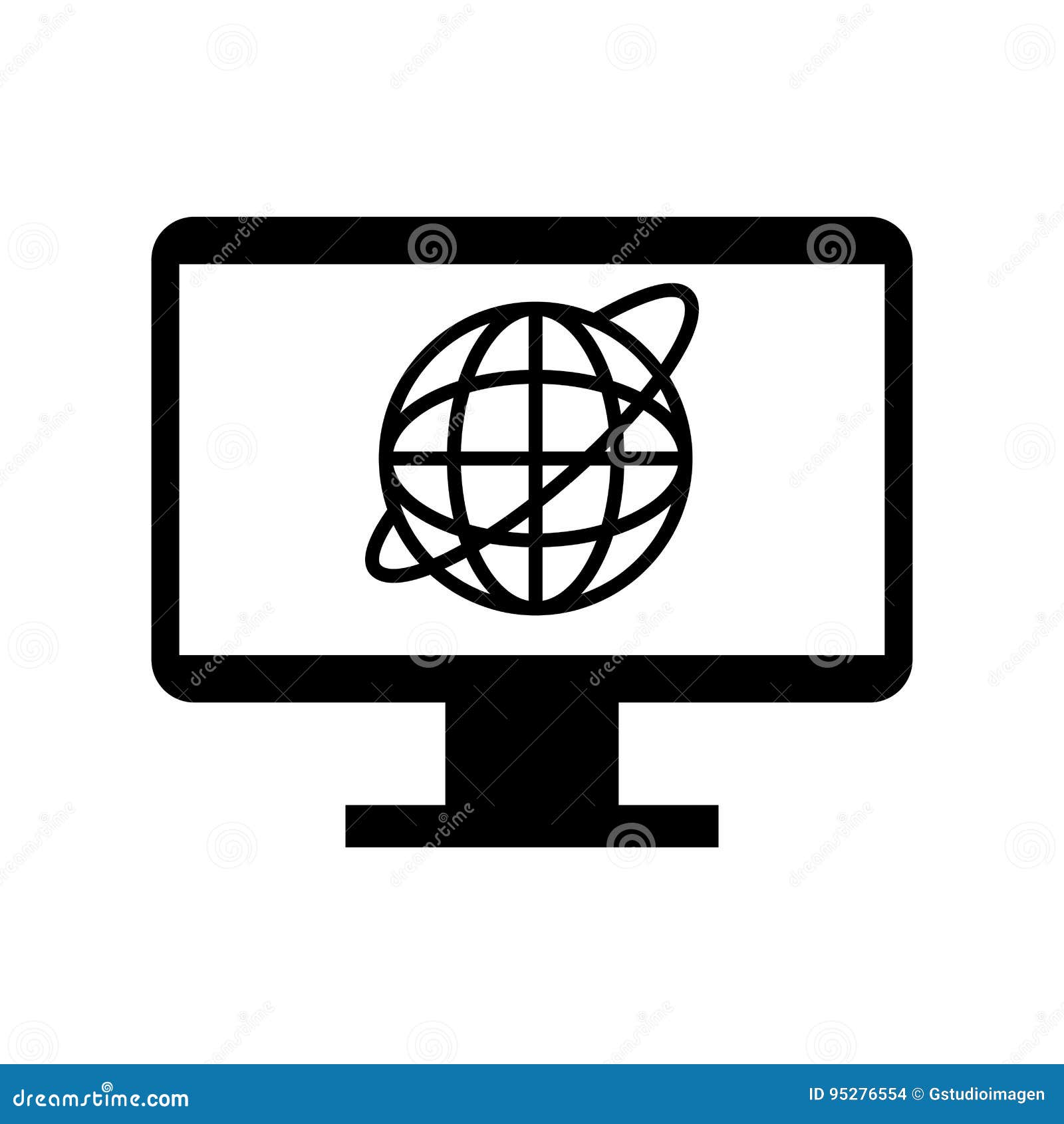 Computer internet news stock vector. Illustration of display - 95276554