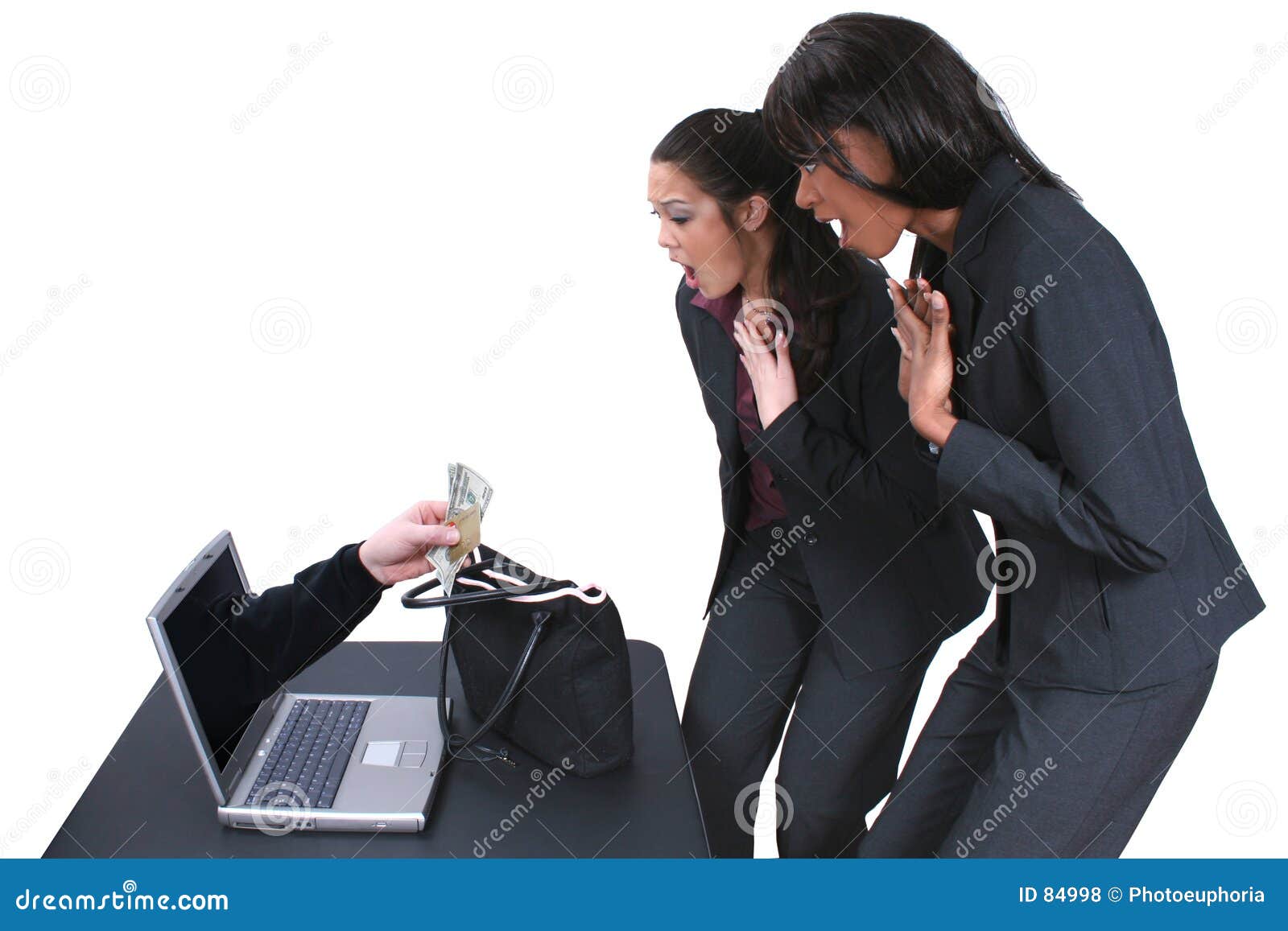 Computer and Internet Safety Stock Photo - Image of isolation, table: 84998