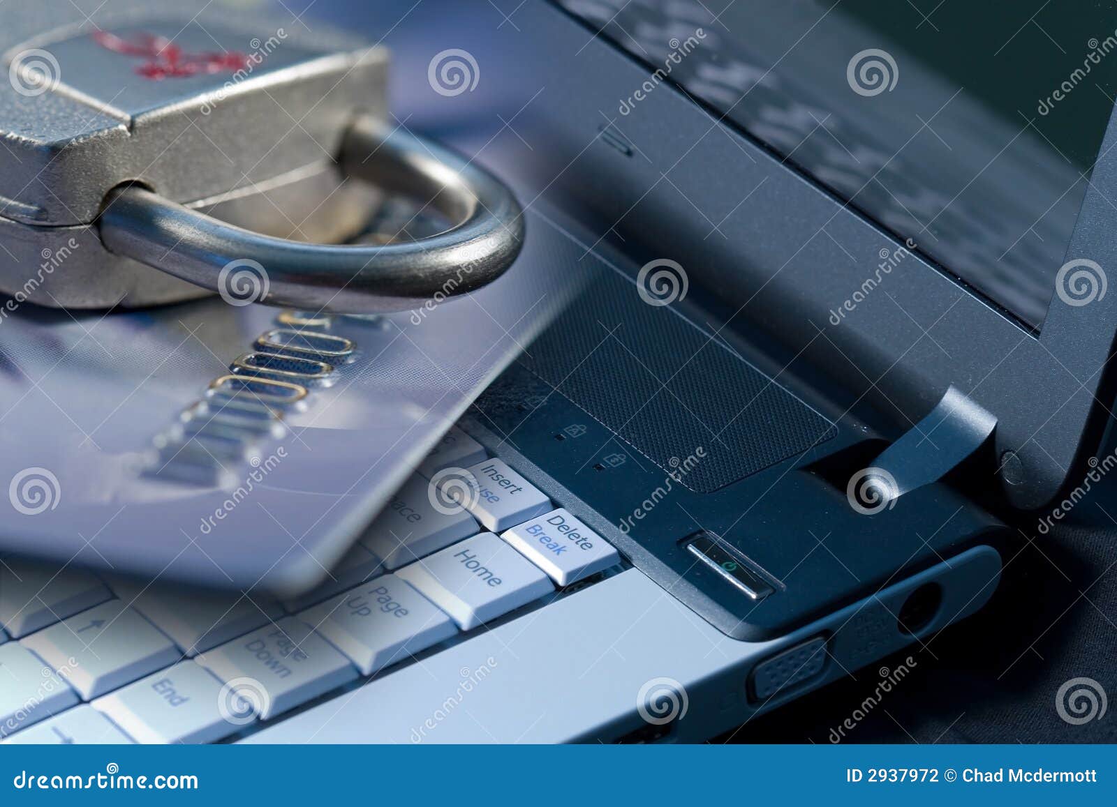 Computer-Internet Security stock photo. Image of padlock - 2937972