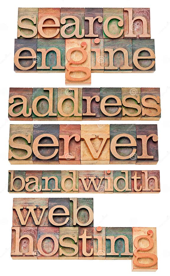 Computer and Internet Terms Stock Image - Image of grunge ...