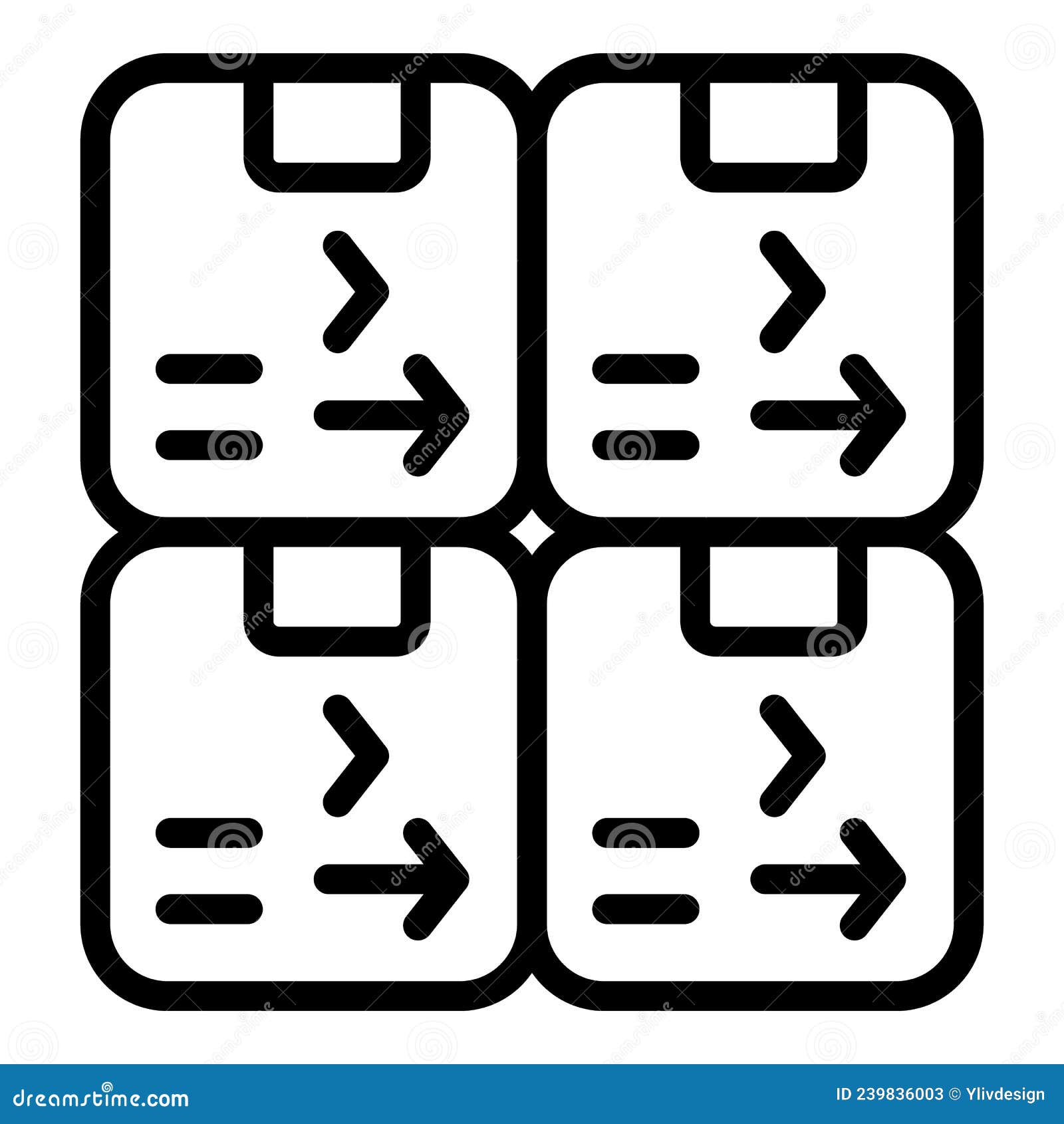 Computer Inventory Icon Outline Vector. Digital Management Stock Vector ...