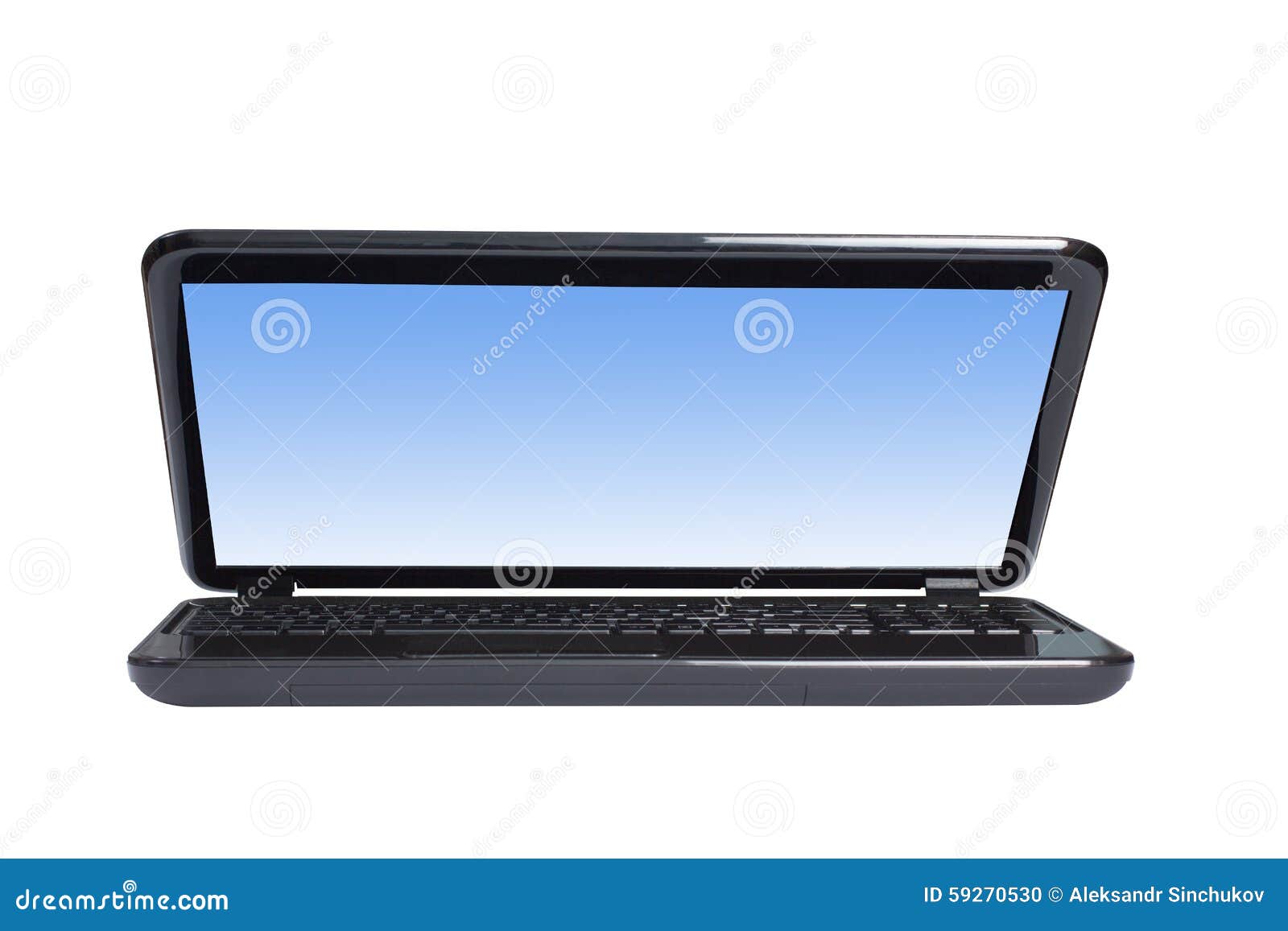 Computer isolated stock photo. Image of open, technology - 59270530