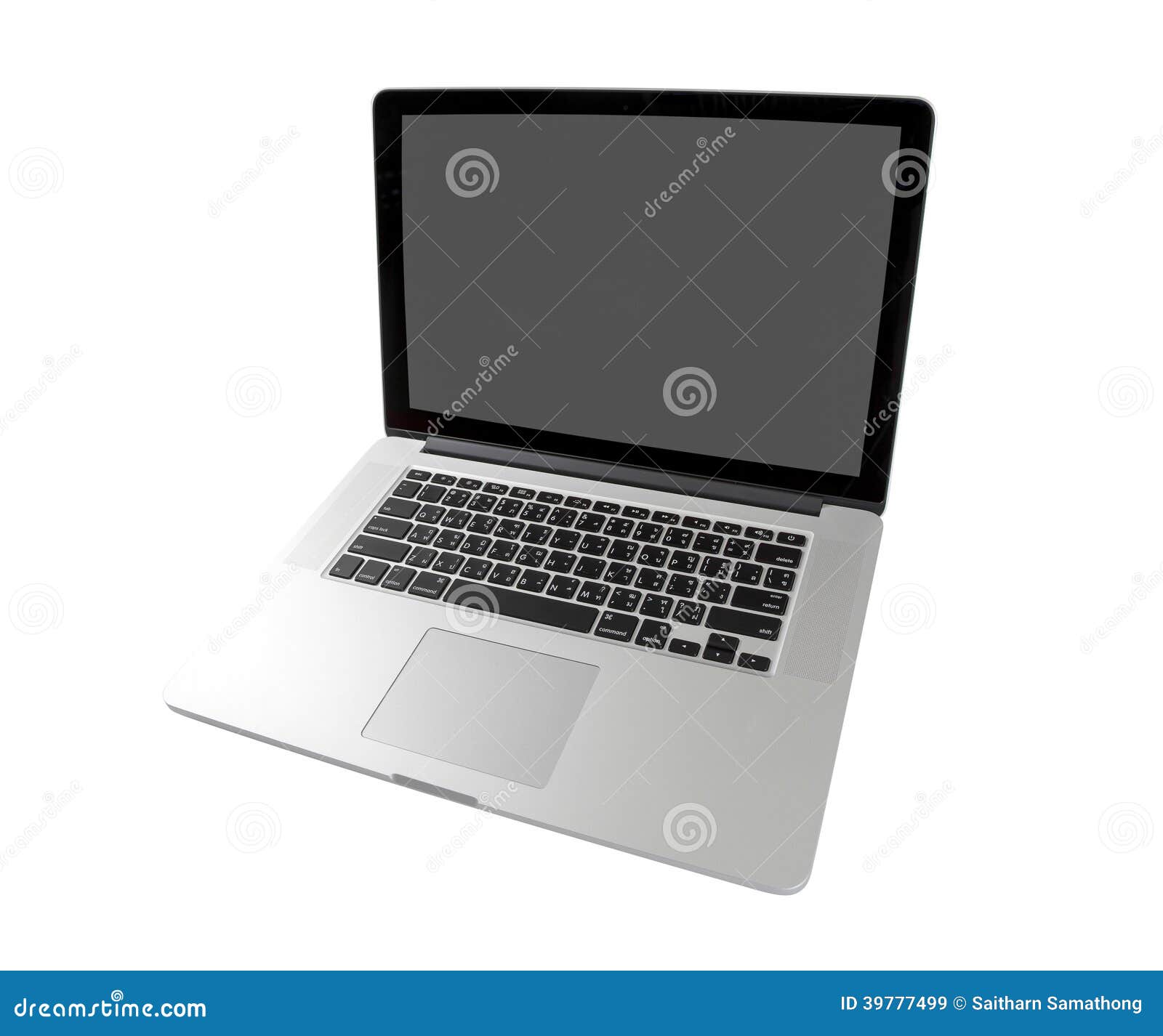 Computer Isolated on White Background. Editorial Stock Image - Image of ...