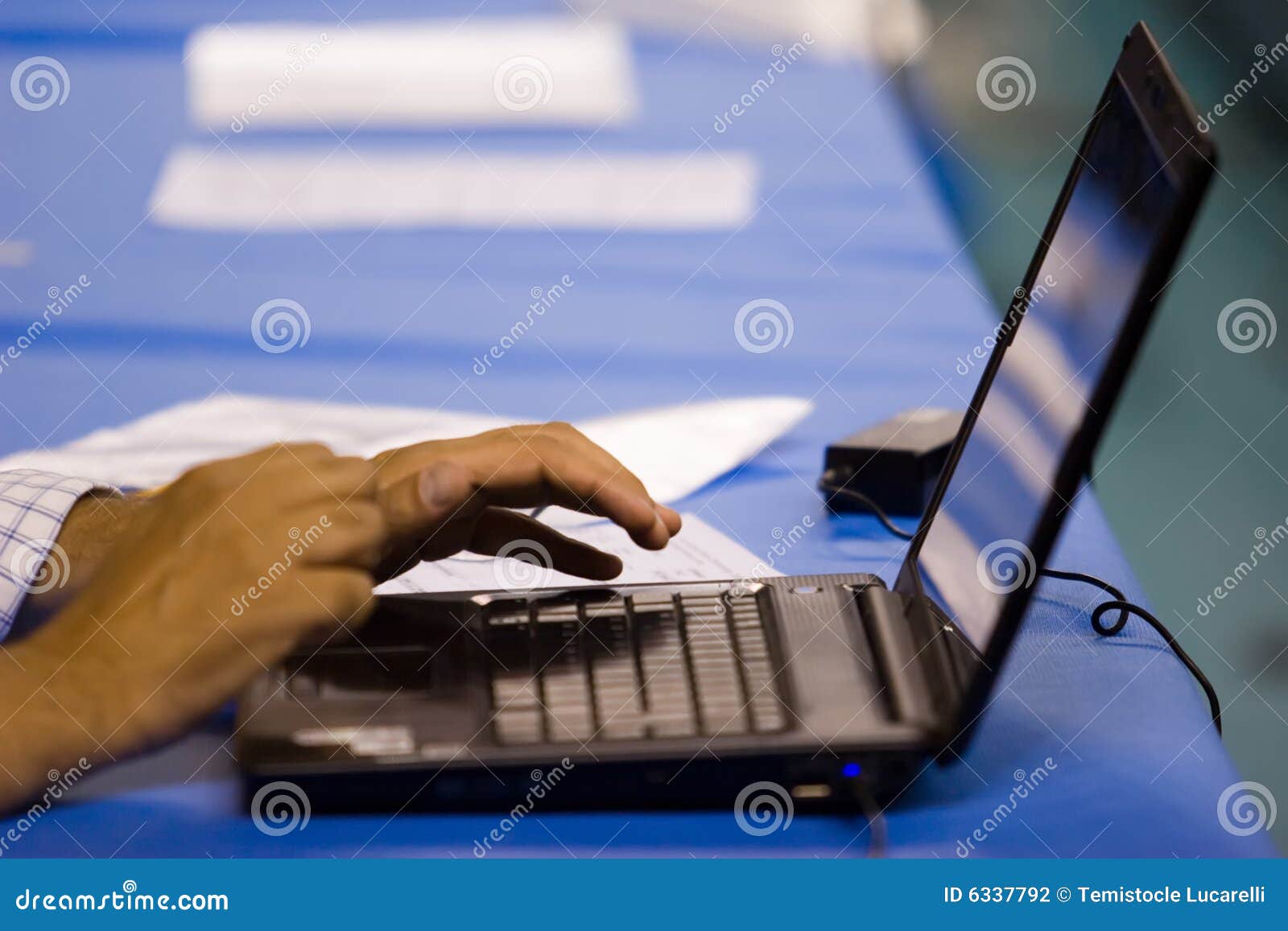 Computer job stock photo. Image of seminar, cellophane - 6337792
