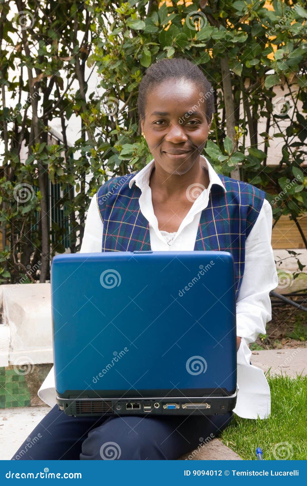 Computer job stock photo. Image of colored, african, newspaper - 9094012