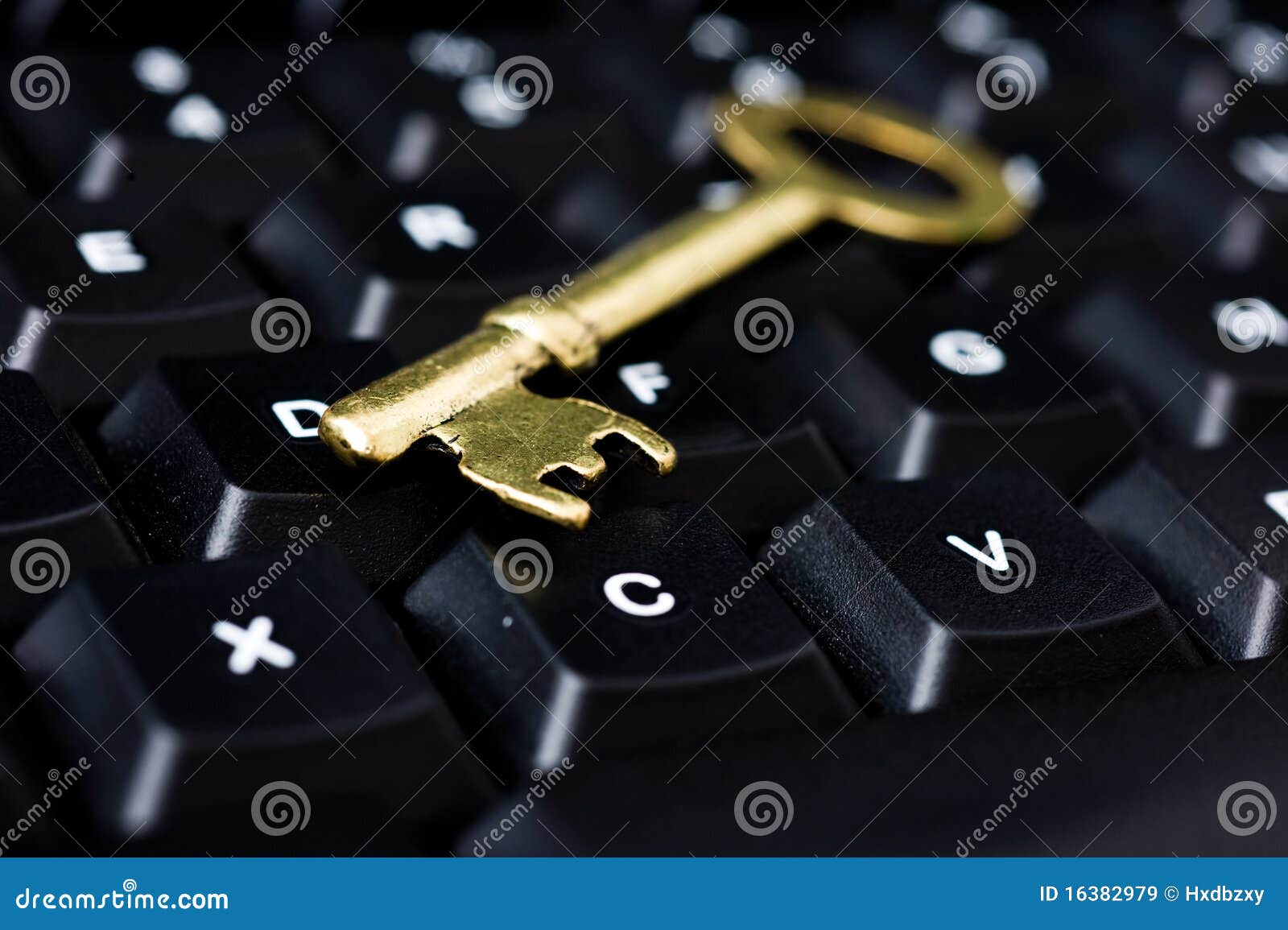 Computer with key stock image. Image of keyboards, concept - 16382979