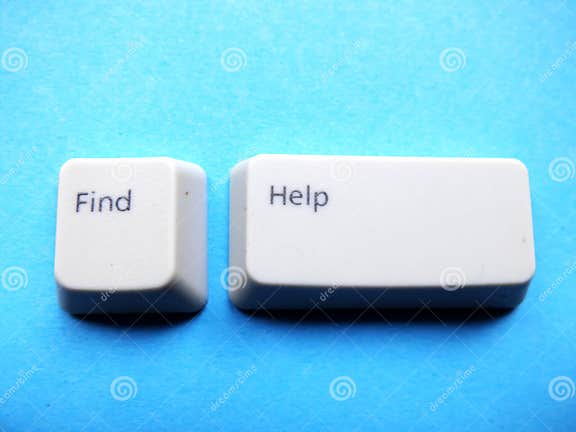 Computer Key Button with the Words Stock Photo - Image of assist ...