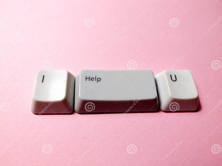 Computer Key Button with the Words Stock Image - Image of poverty ...