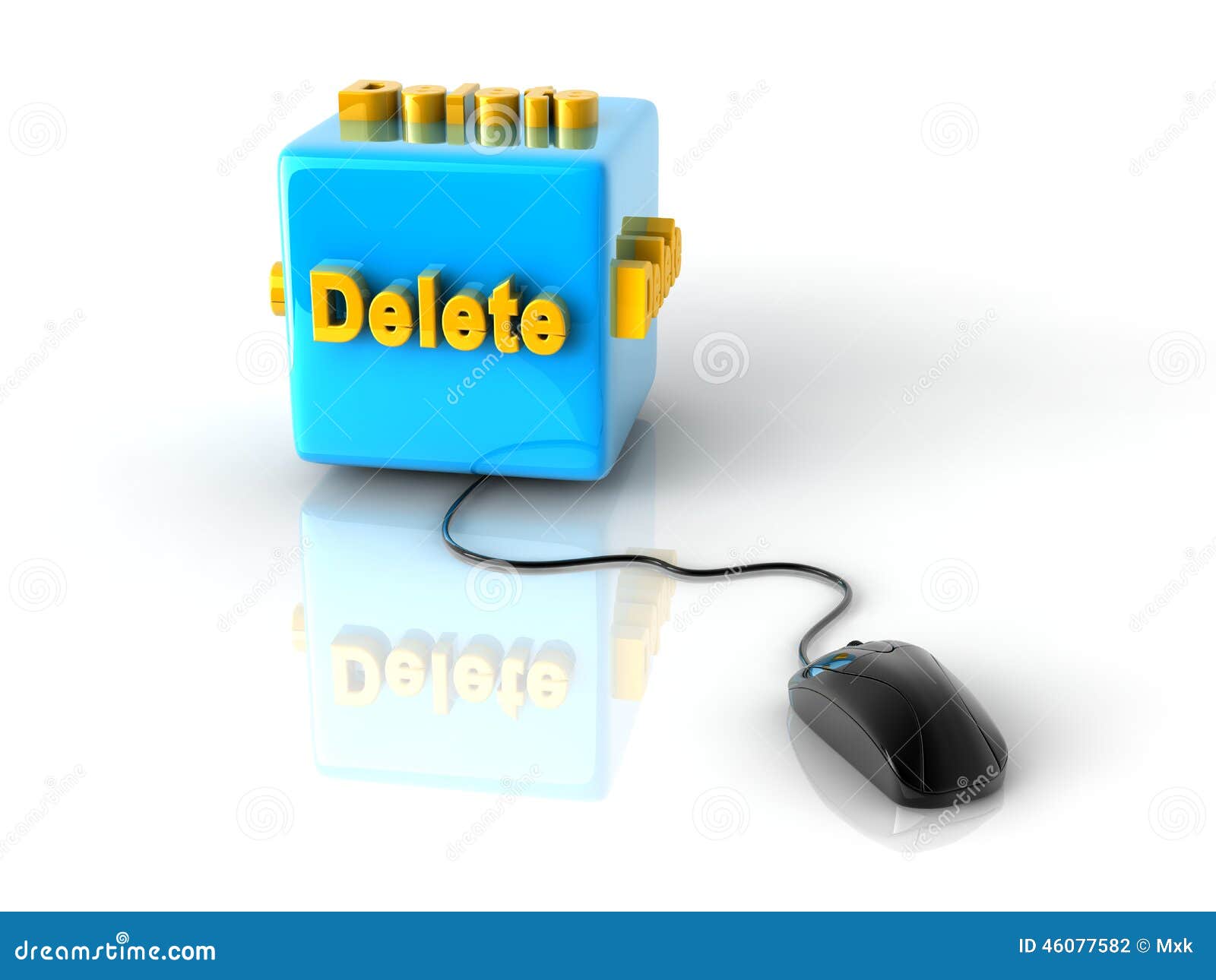 Computer key delete stock illustration. Illustration of technology ...