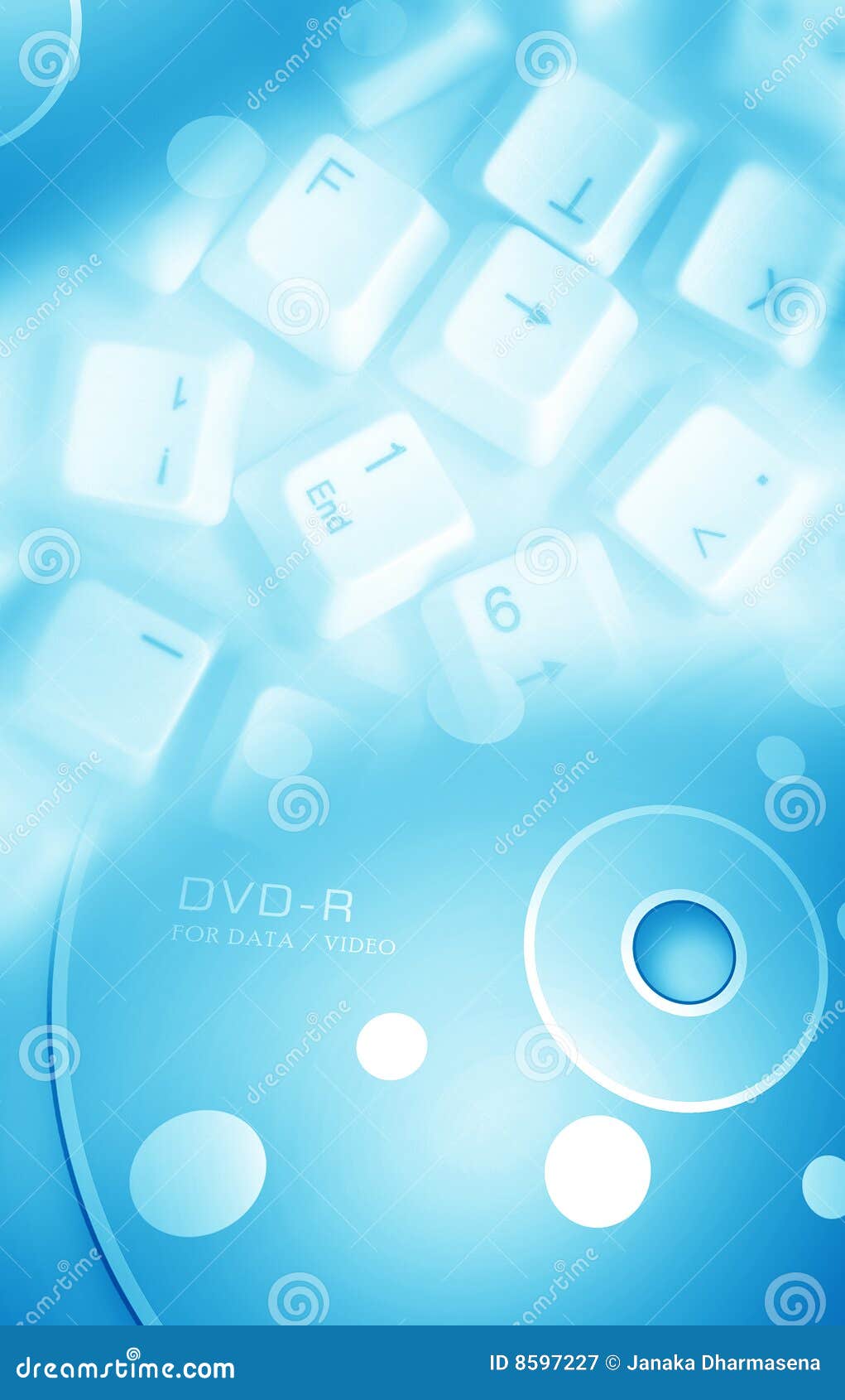 Computer key with DVD stock illustration. Illustration of audio - 8597227