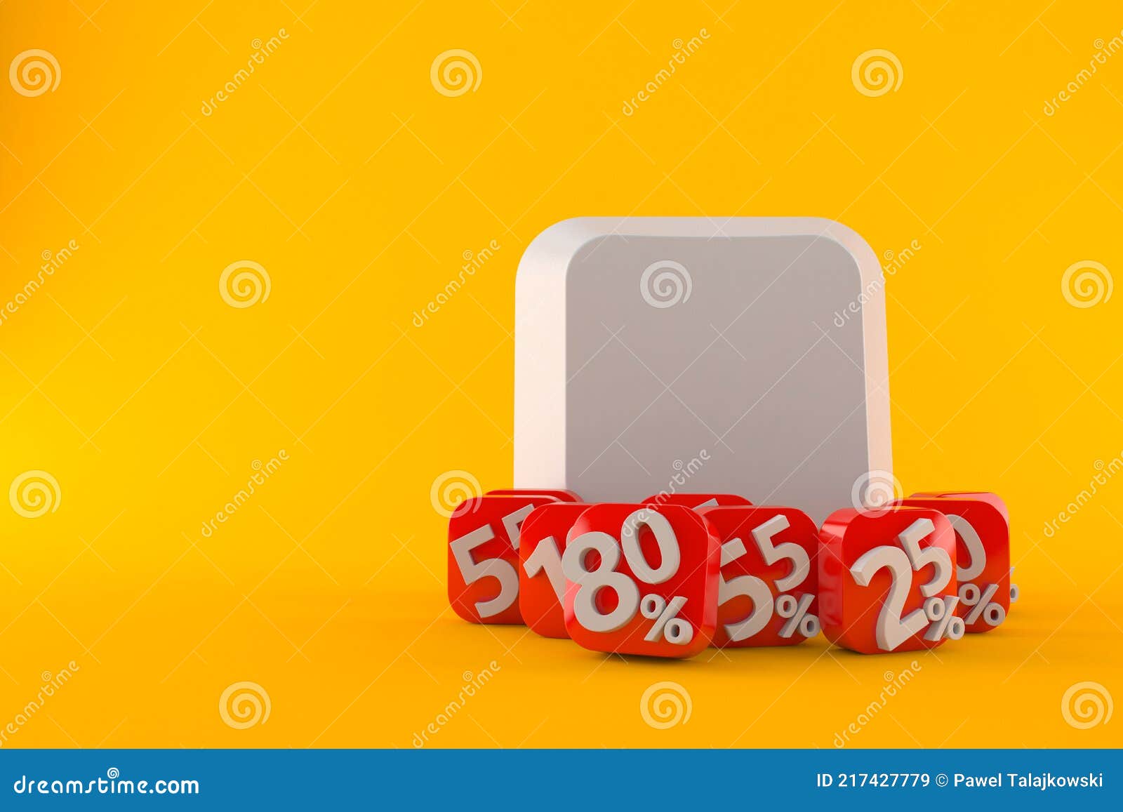 Computer Key with Percent Symbols Stock Illustration - Illustration of ...