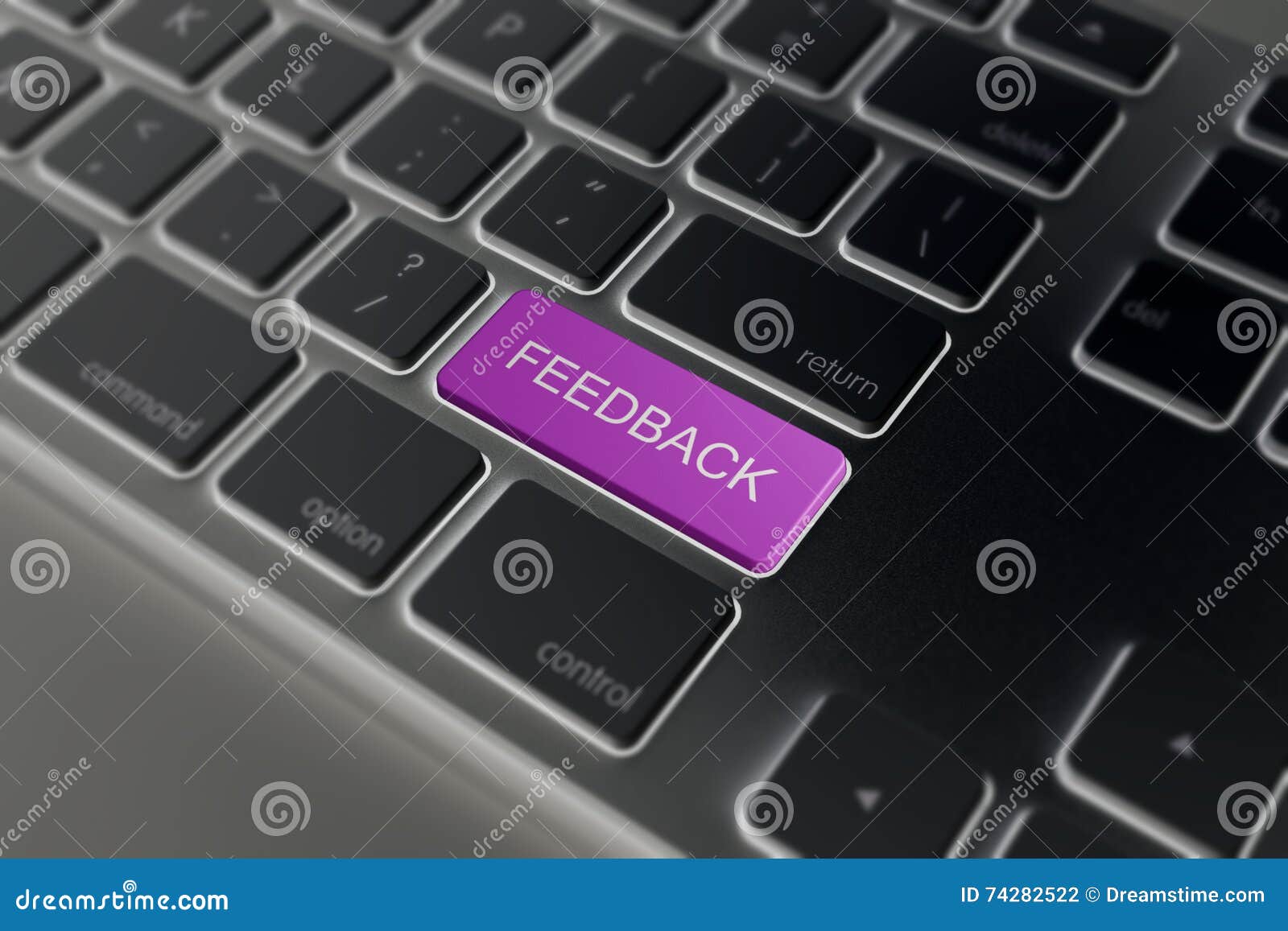 Computer Key Showing the Word Feedback. Message on Keyboard . Stock ...