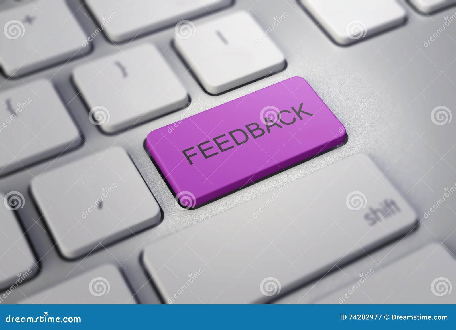 Computer Key Showing the Word Feedback. Message on Keyboard . Stock ...