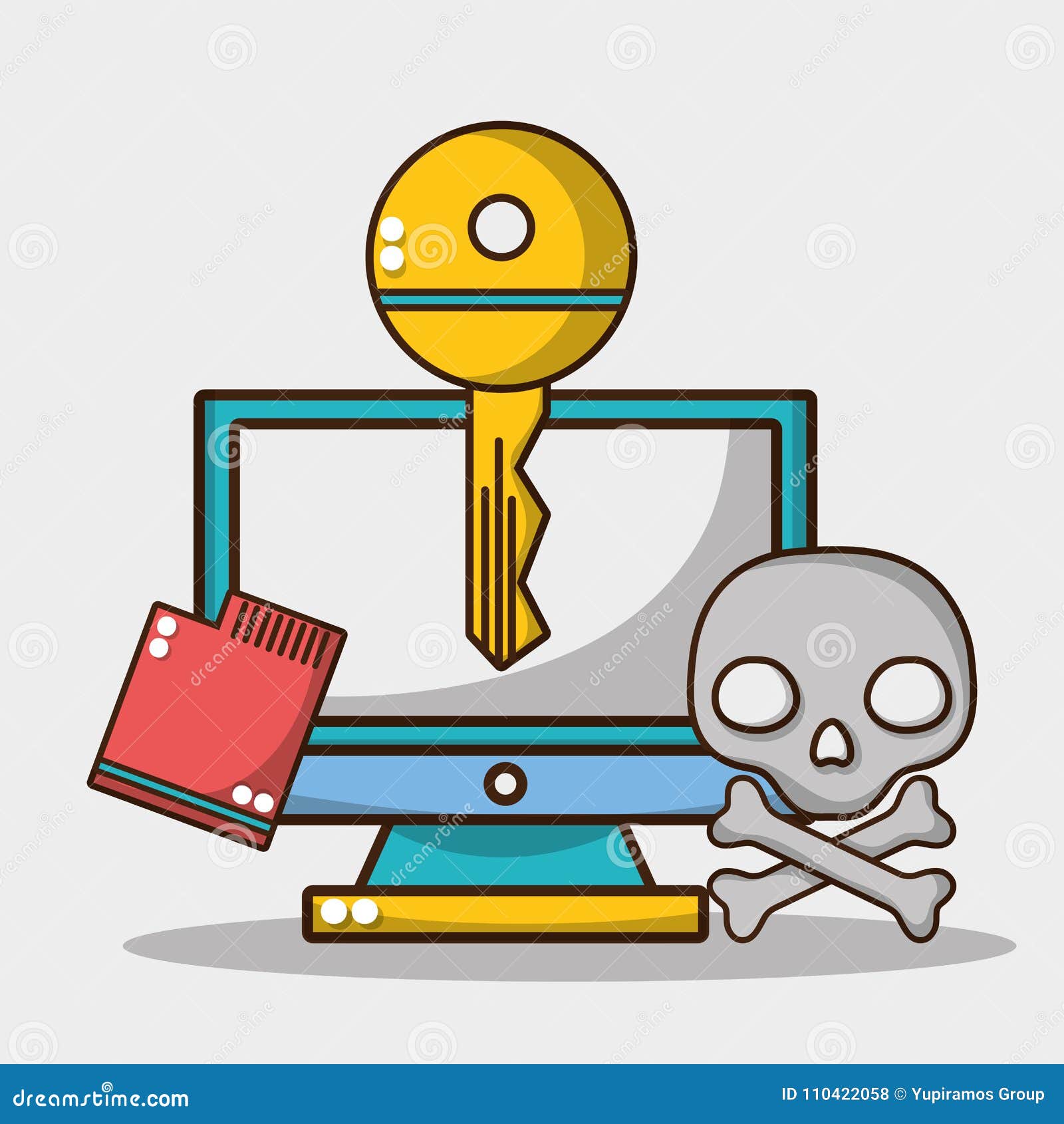 Computer Meltdown Royalty-Free Stock Photo | CartoonDealer.com #3890205