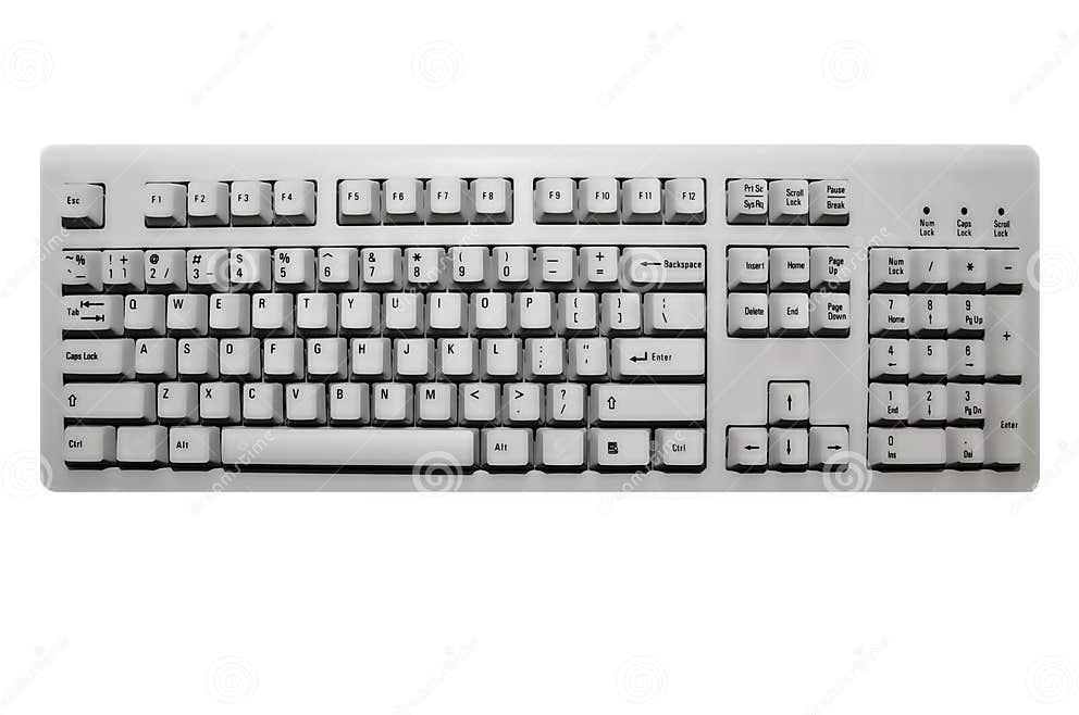 Computer keyboard stock image. Image of electronics, type - 5280547