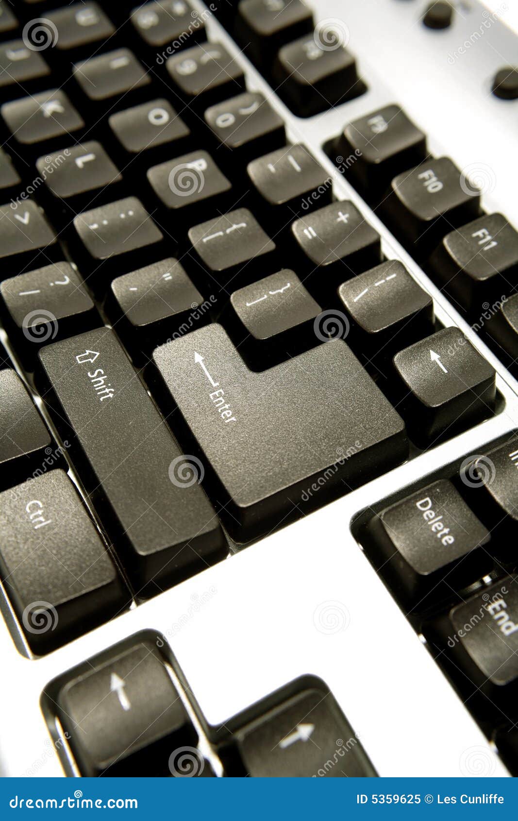 Computer keyboard stock image. Image of hardware, desktop - 5359625