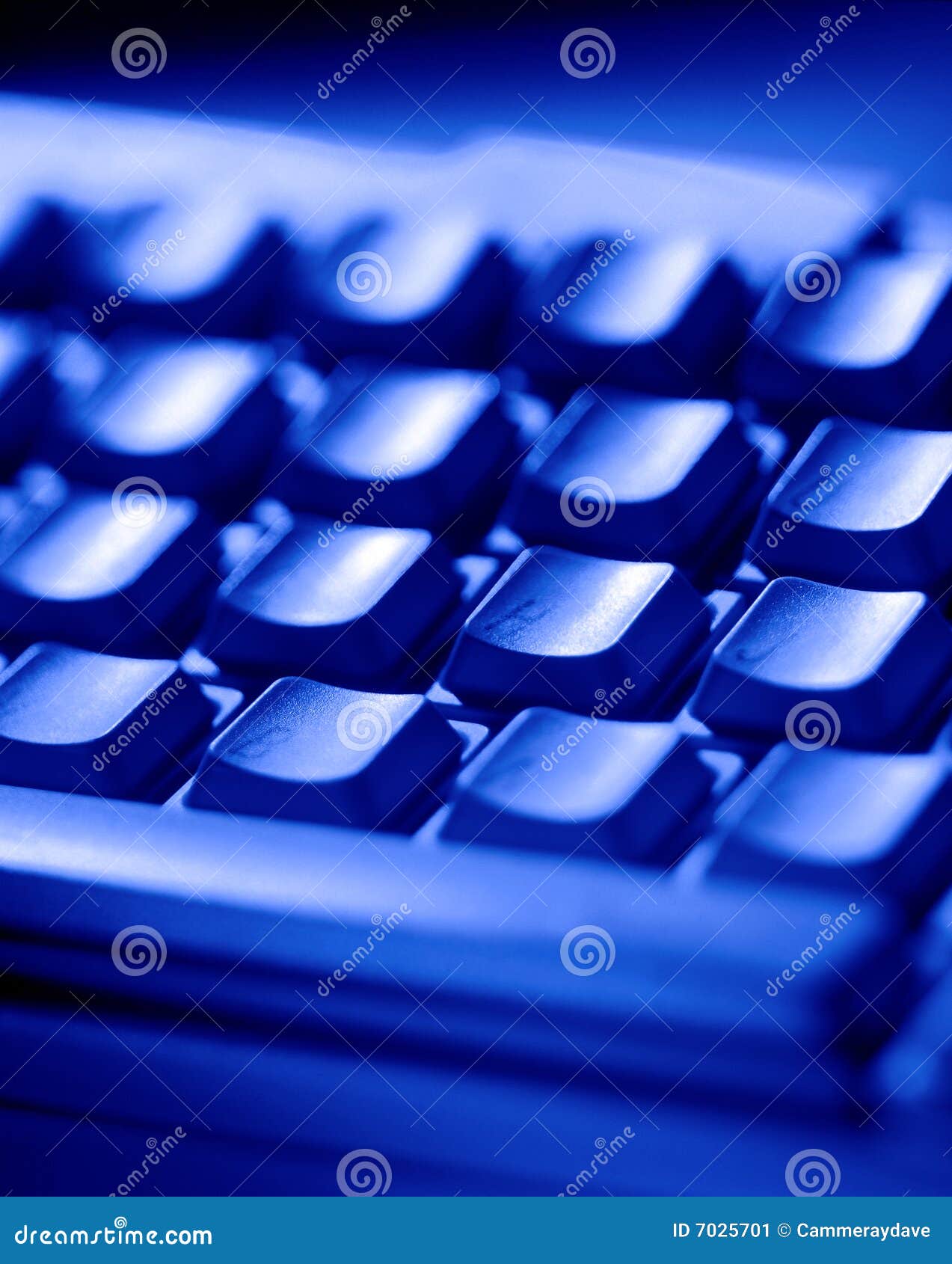 Computer Keyboard stock image. Image of blue, connected - 7025701
