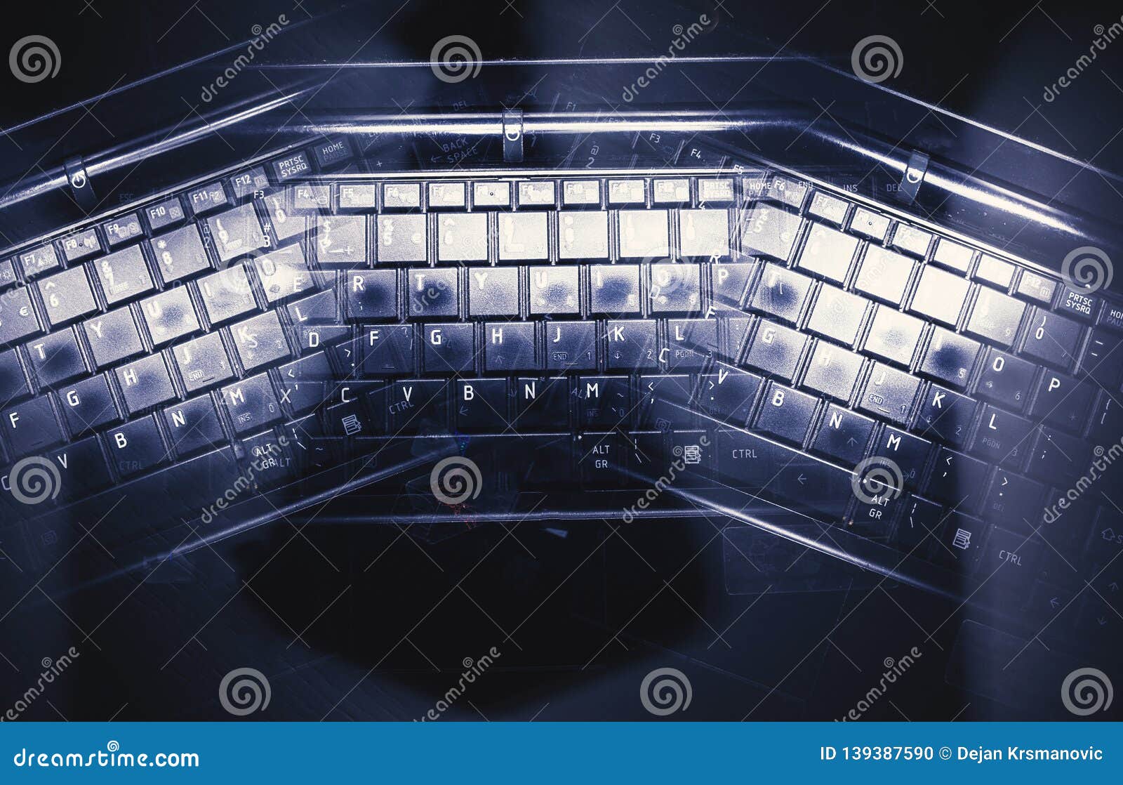 Computer Keyboard Abstract stock photo. Image of communication - 139387590