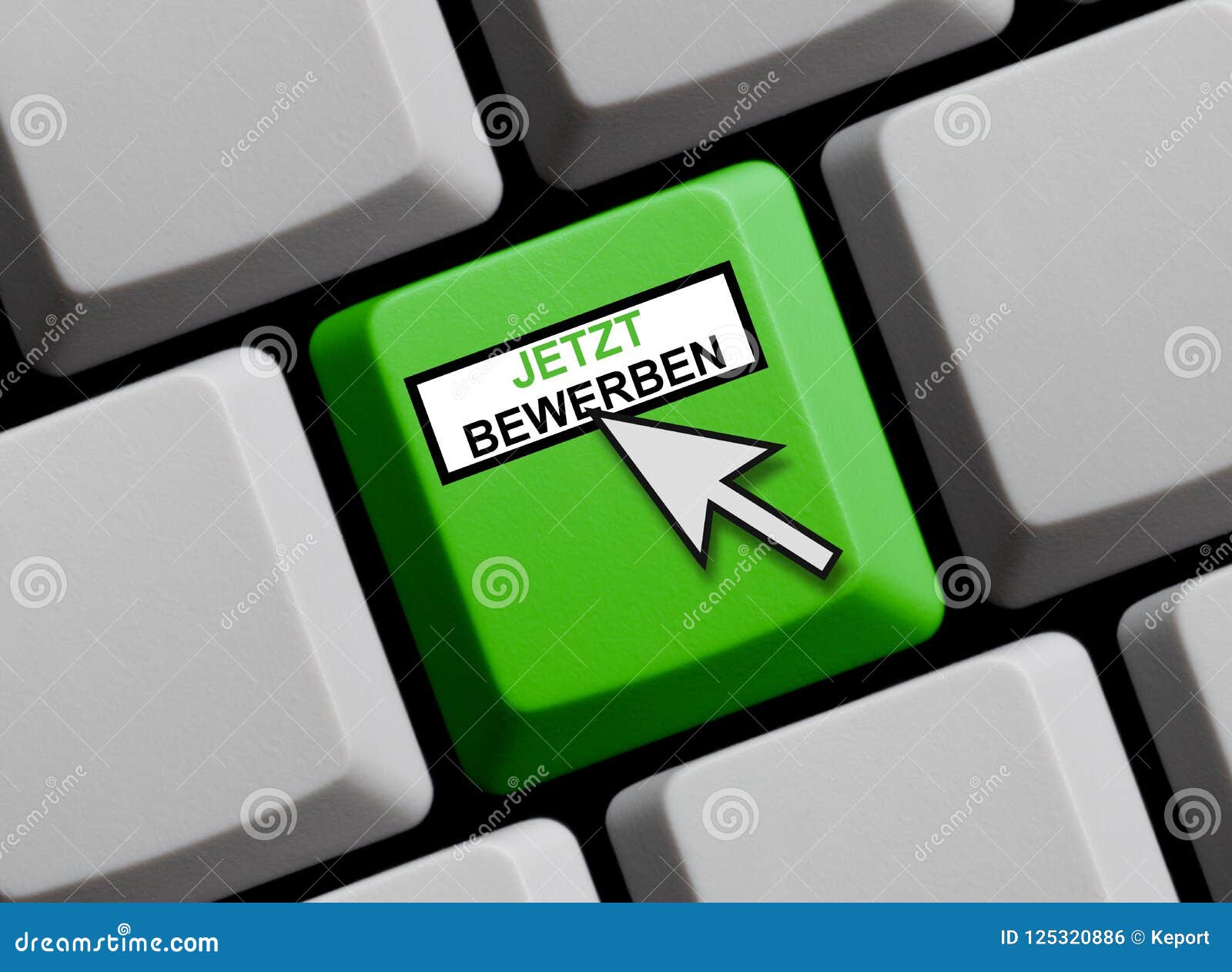 Computer Keyboard: Apply Now German Stock Photo - Image of cursor, form ...
