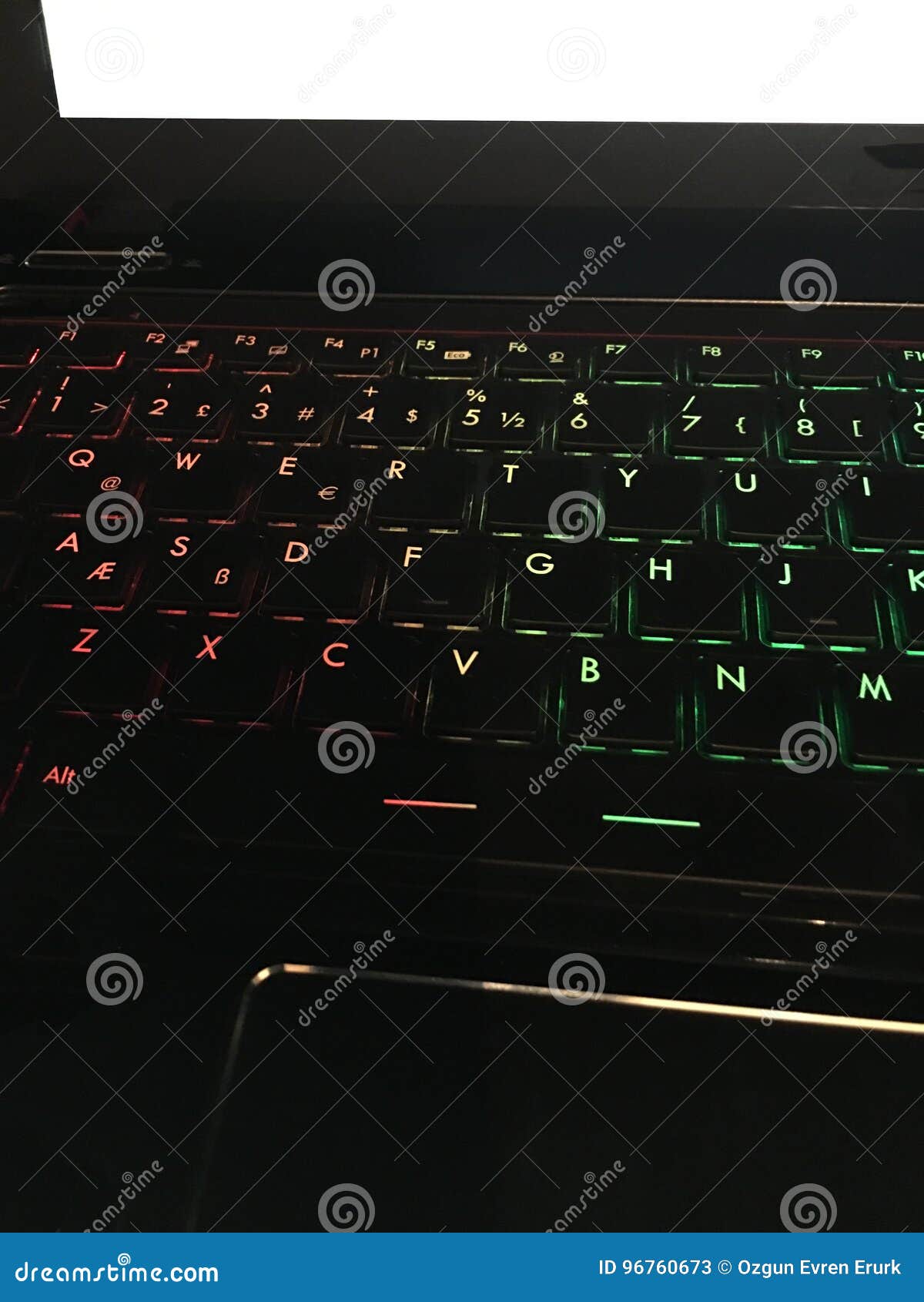 Computer Keyboard Backround Stock Image - Image of laptop, monitor ...
