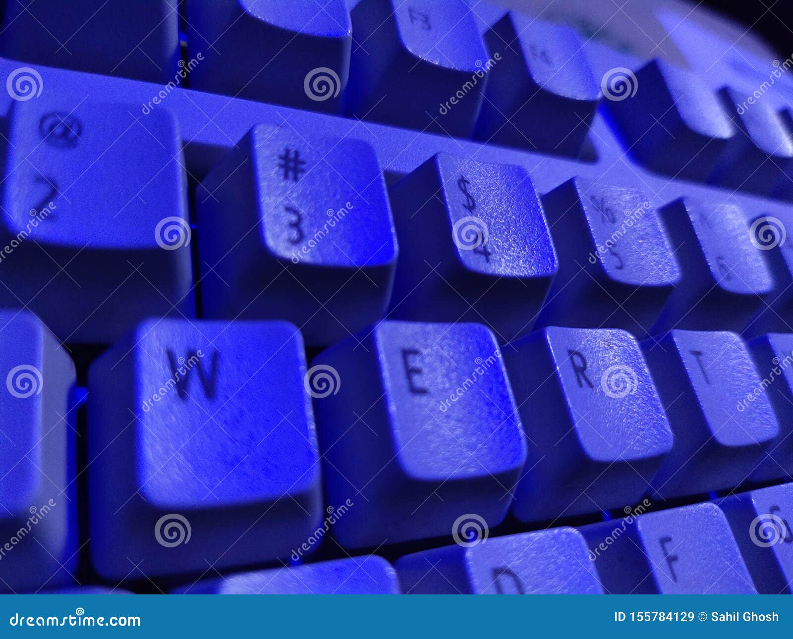Computer Keyboard Blue Light Stock Images - Download 2,312 Royalty Free ...