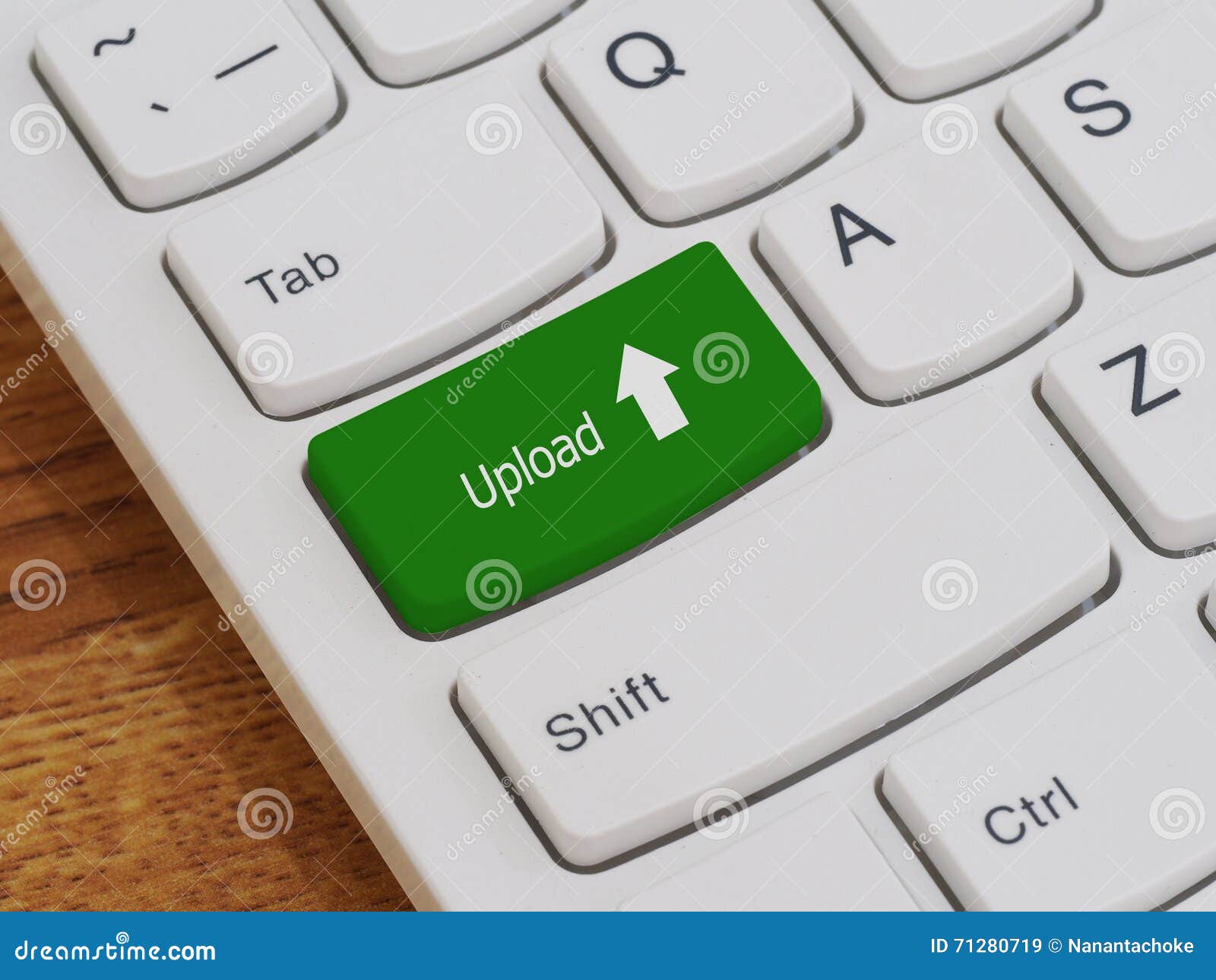 Computer Keyboard Button with Upload Text Stock Image - Image of idea ...